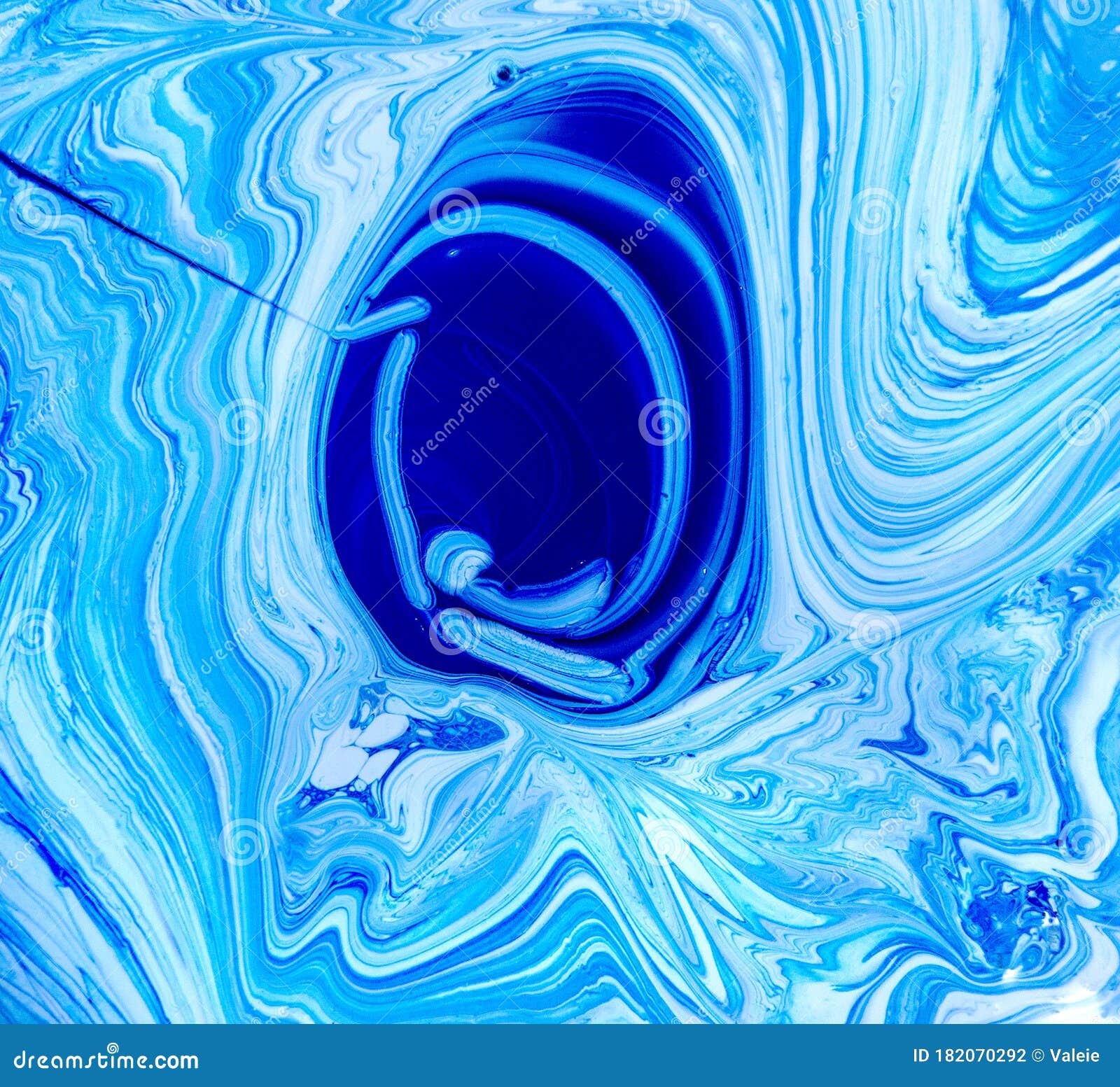 Blue Abstract Mixture of Paint As Background Stock Photo - Image of ...