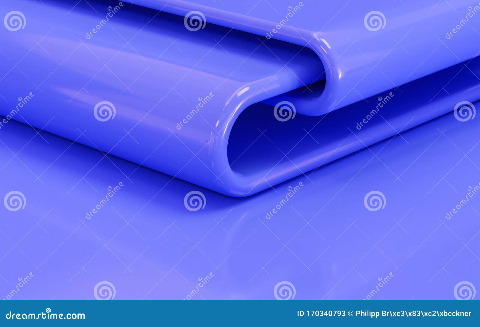 Blue Abstract Modern Glossy Curvy Blocks Layer Concept Background 3d ...