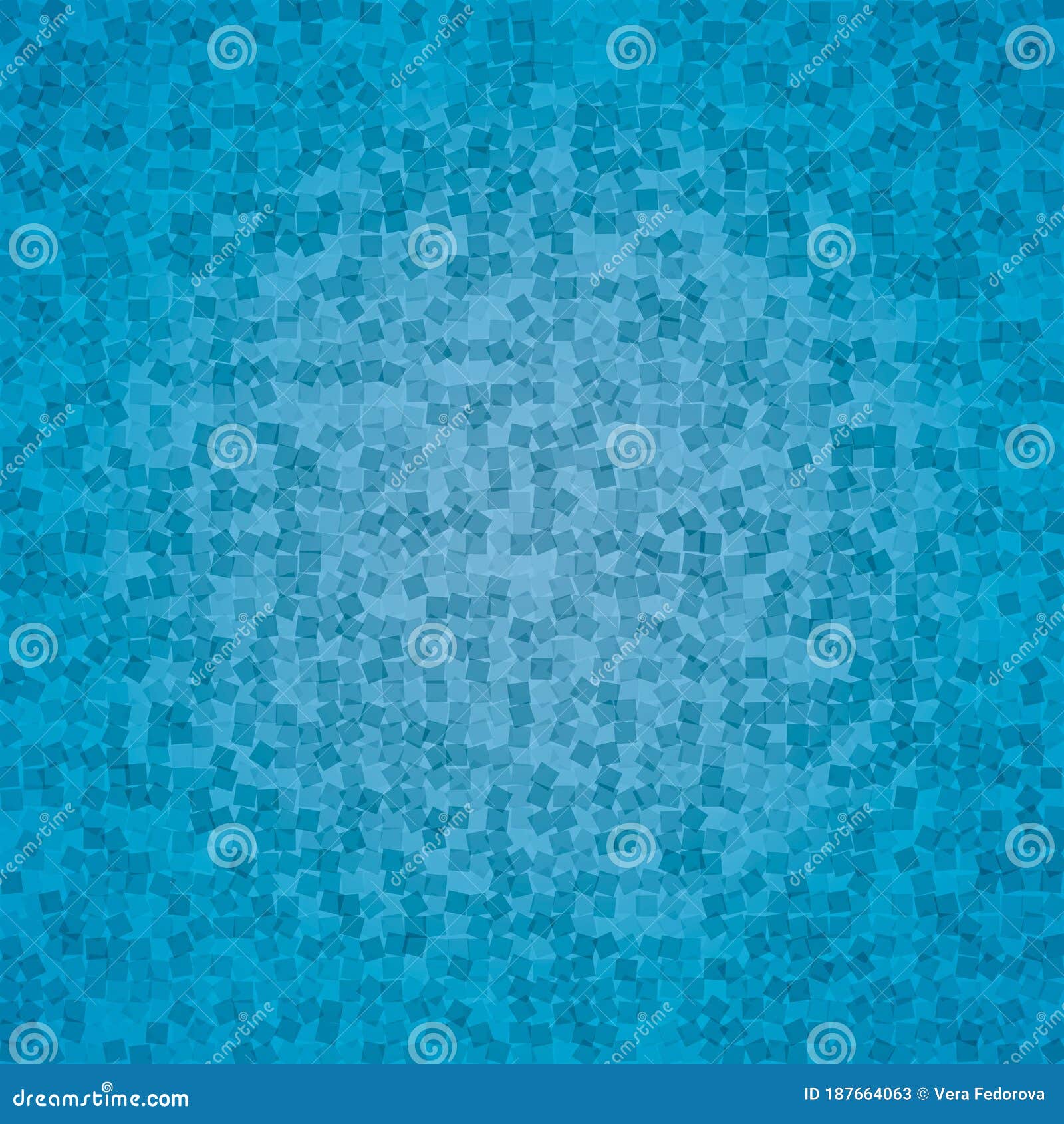Blue Abstract Mosaic. Virtual Concept. Technology Background. Design ...