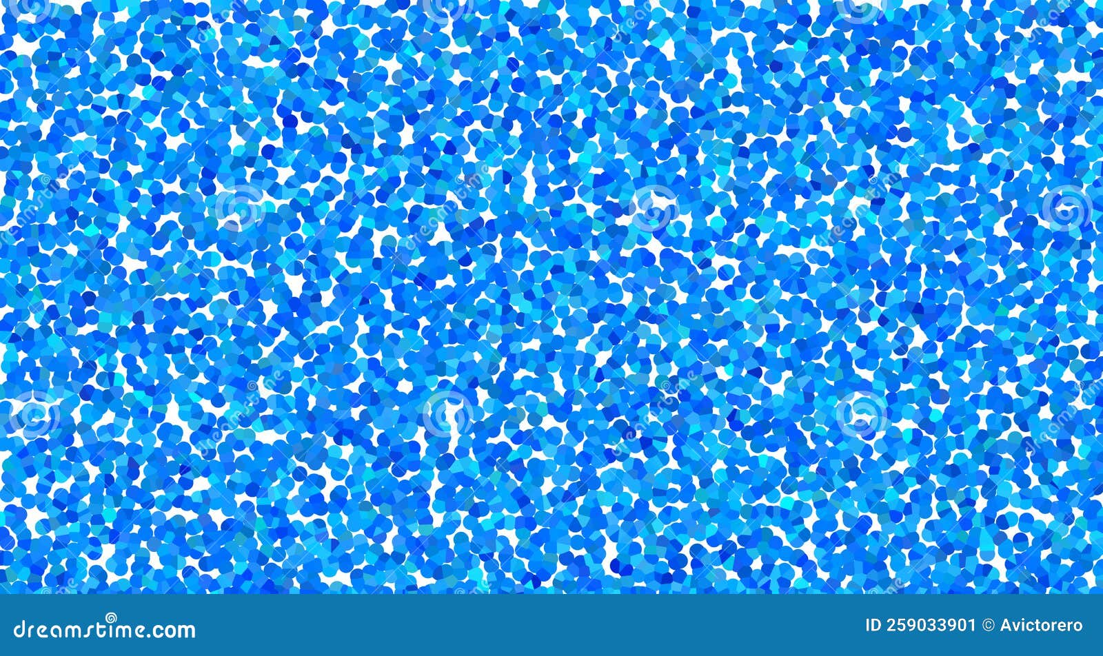 Blue Abstract Motley Mosaic Background Stock Vector - Illustration of ...