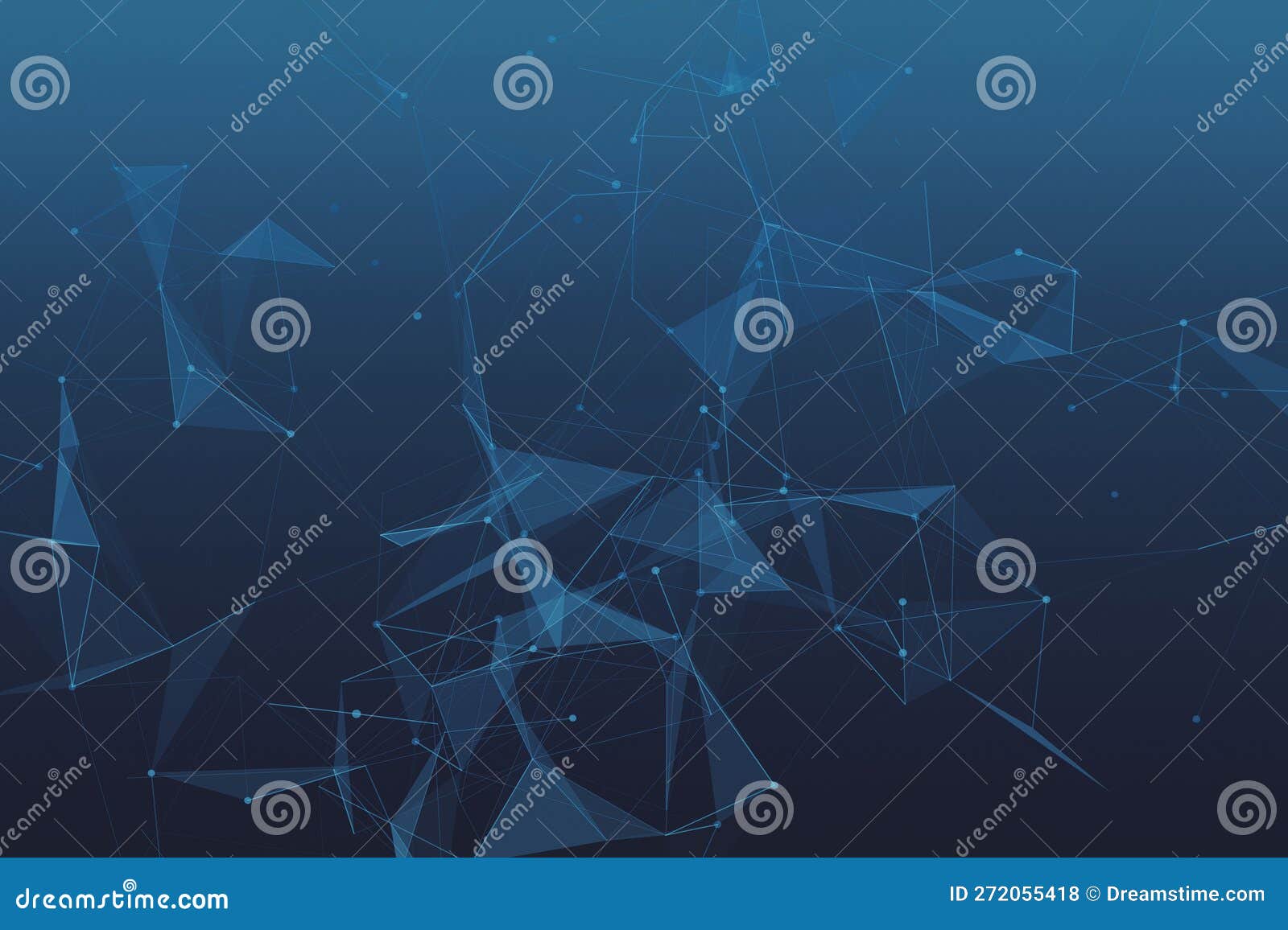 Blue Abstract Net Triangle Background Stock Illustration - Illustration ...
