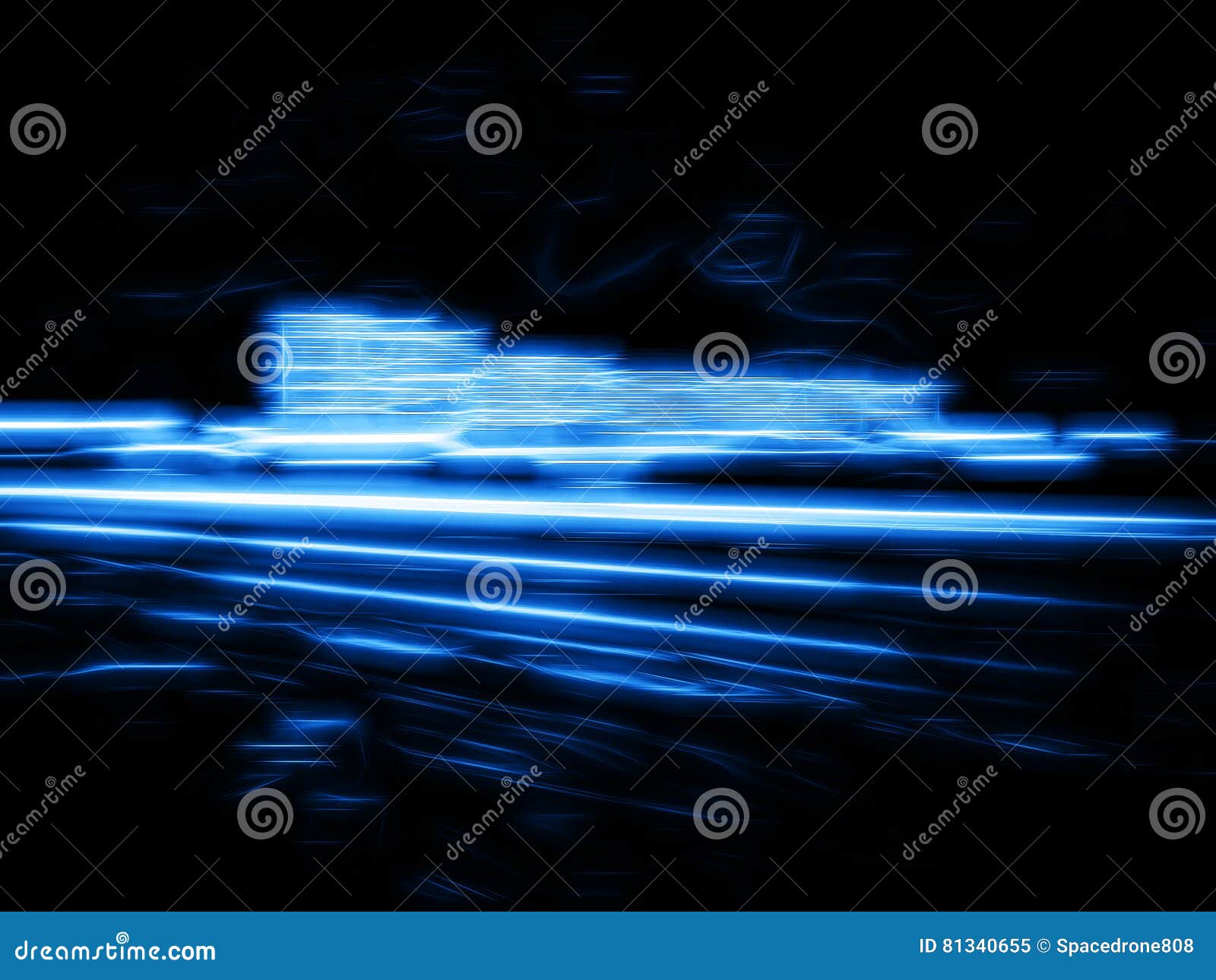 Blue Abstract Office Buildings Illustration Background Stock ...