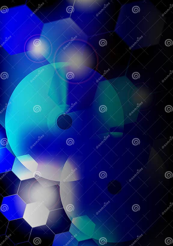 Blue Abstract Party Background Stock Vector - Illustration of artwork ...