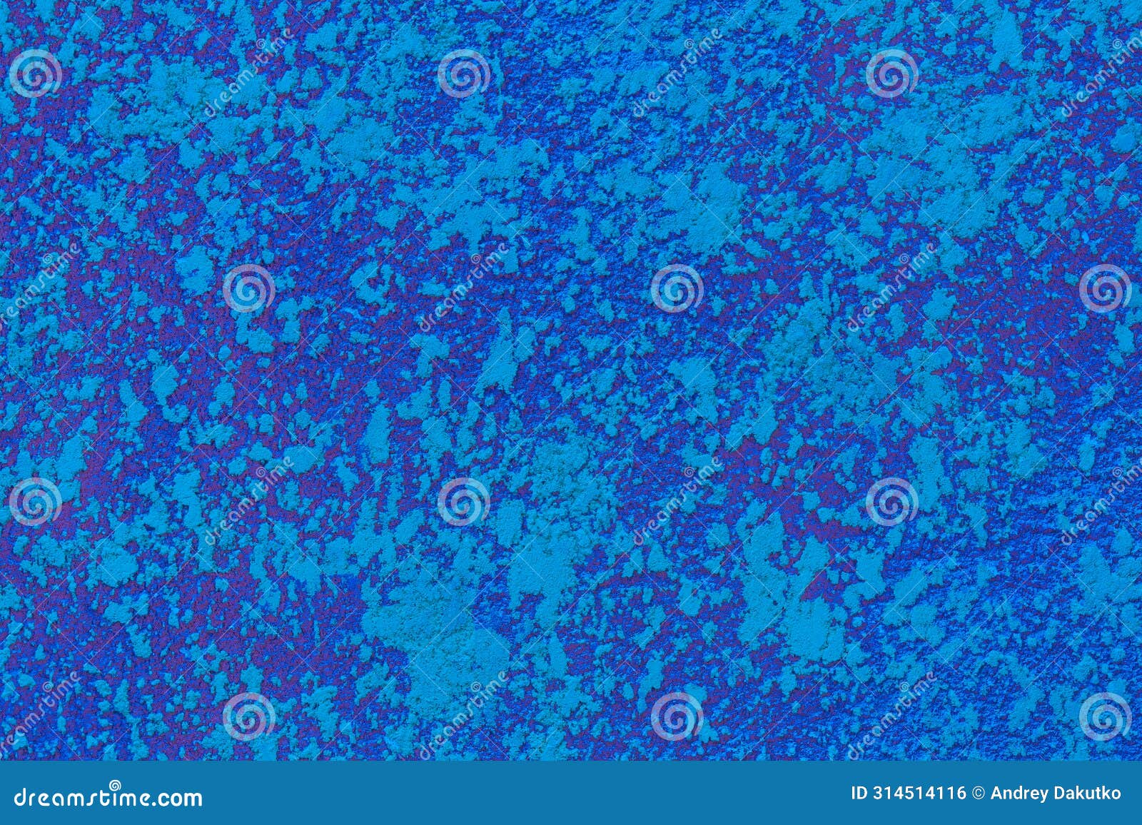 Blue Abstract Pattern Plaster Wall Paint Solid Surface Rough Background ...