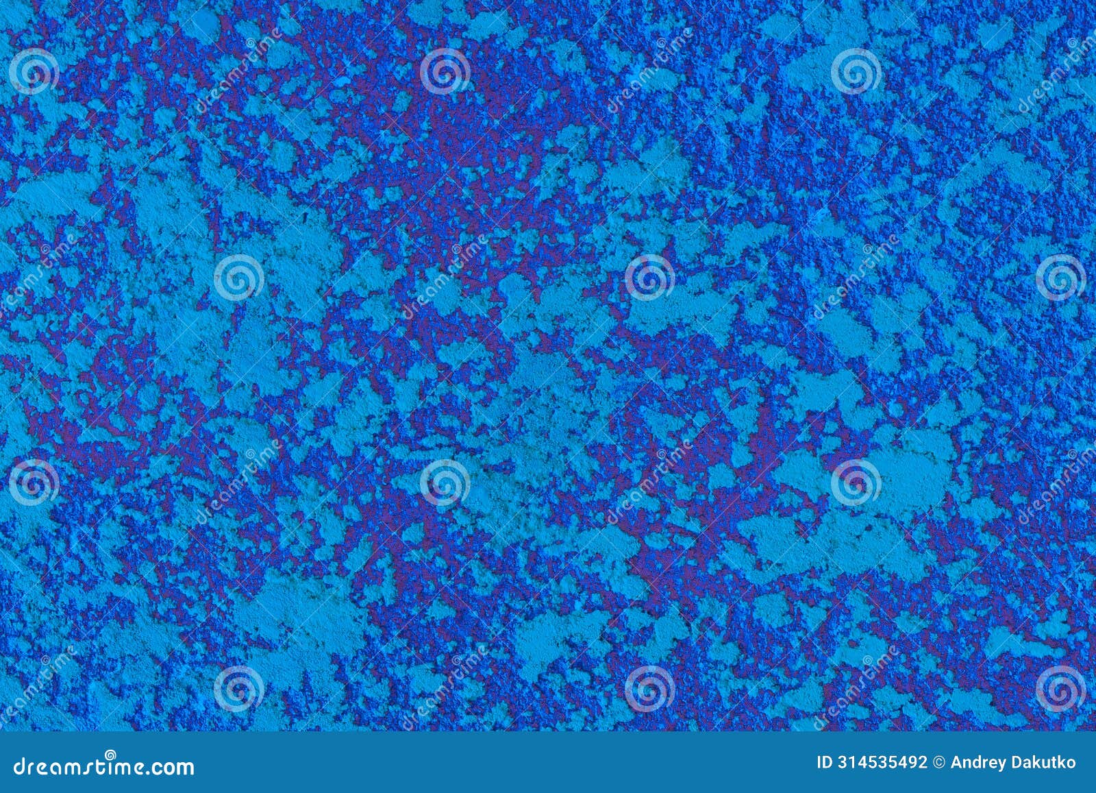 Blue Abstract Pattern Plaster Wall Paint Solid Surface Rough Background ...