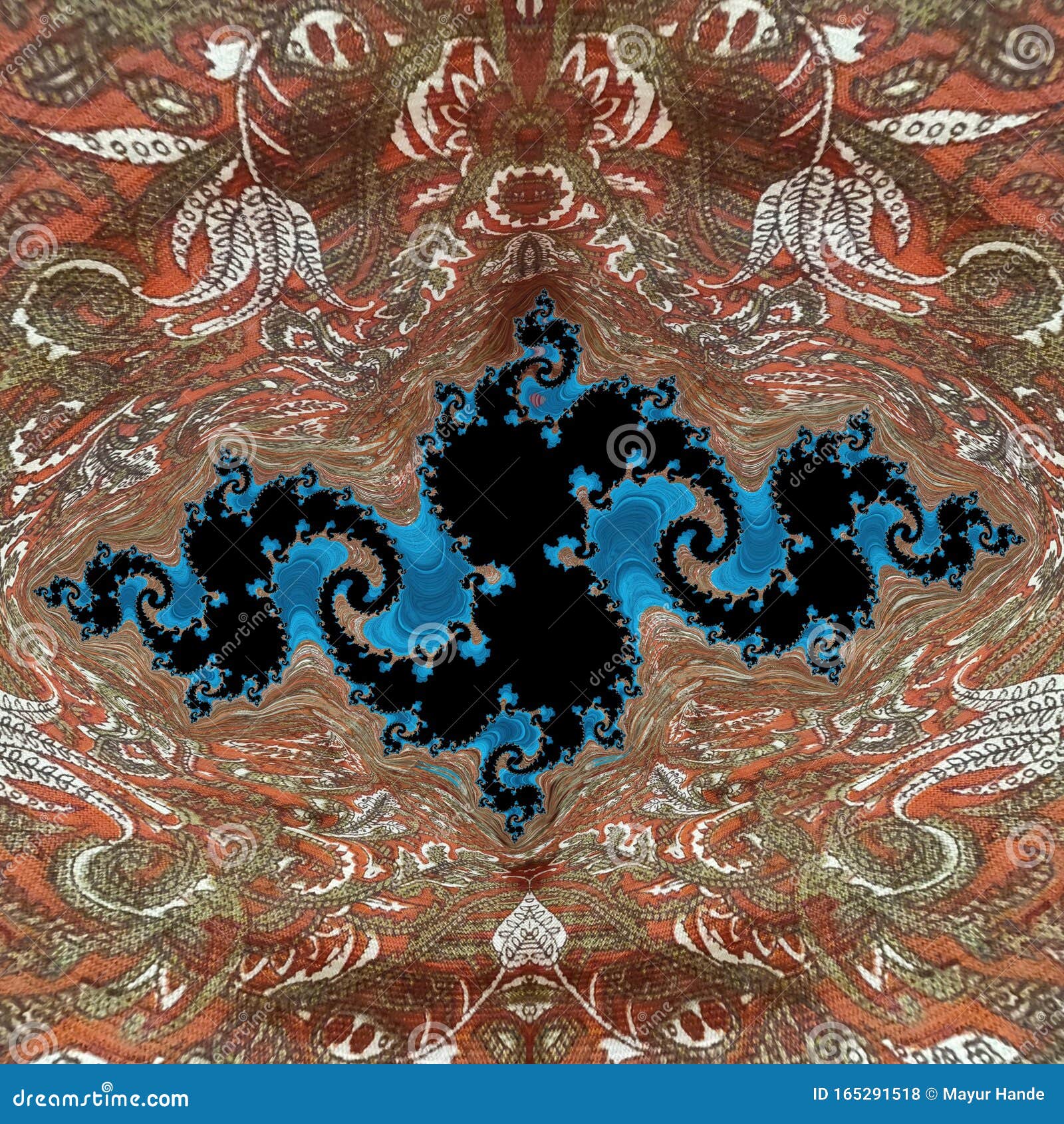 Blue Abstract Patterns and Backgrounds Stock Illustration ...