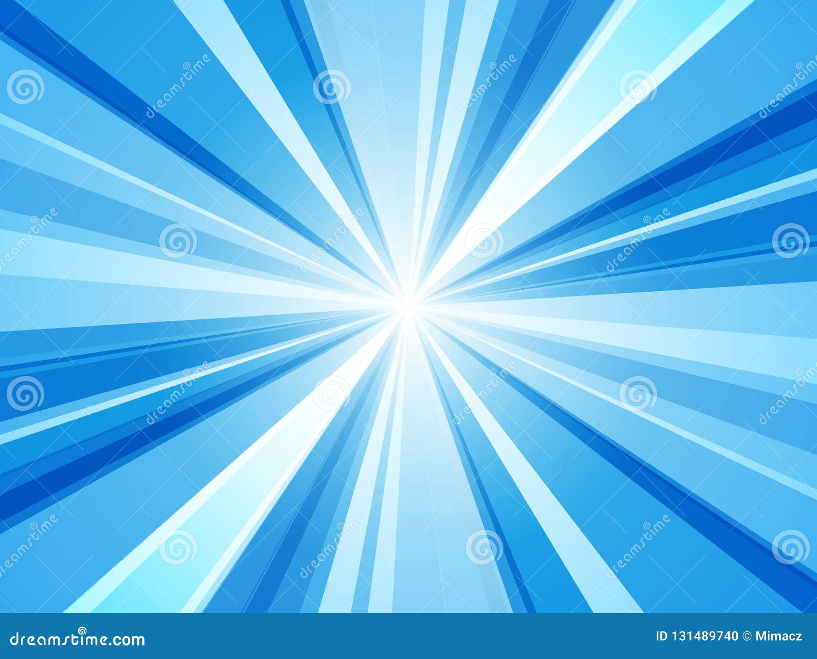 Blue Abstract Rays Wallpaper Stock Vector - Illustration of black ...