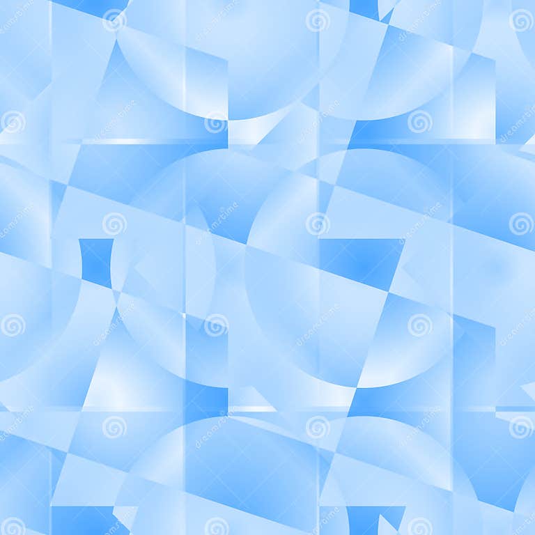Blue Abstract Seamless Pattern Stock Illustration - Illustration of ...