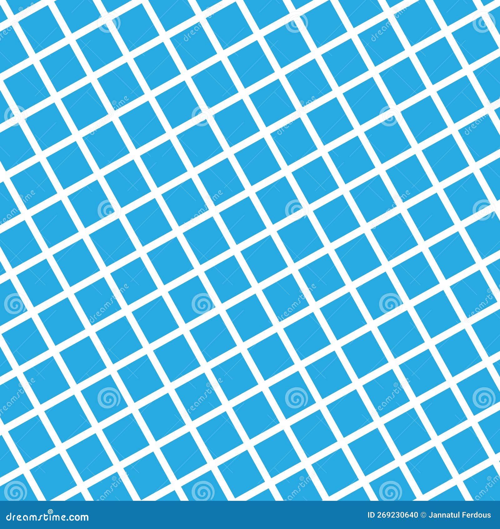 Blue Abstract Seamless Pattern Background. Stock Vector - Illustration ...