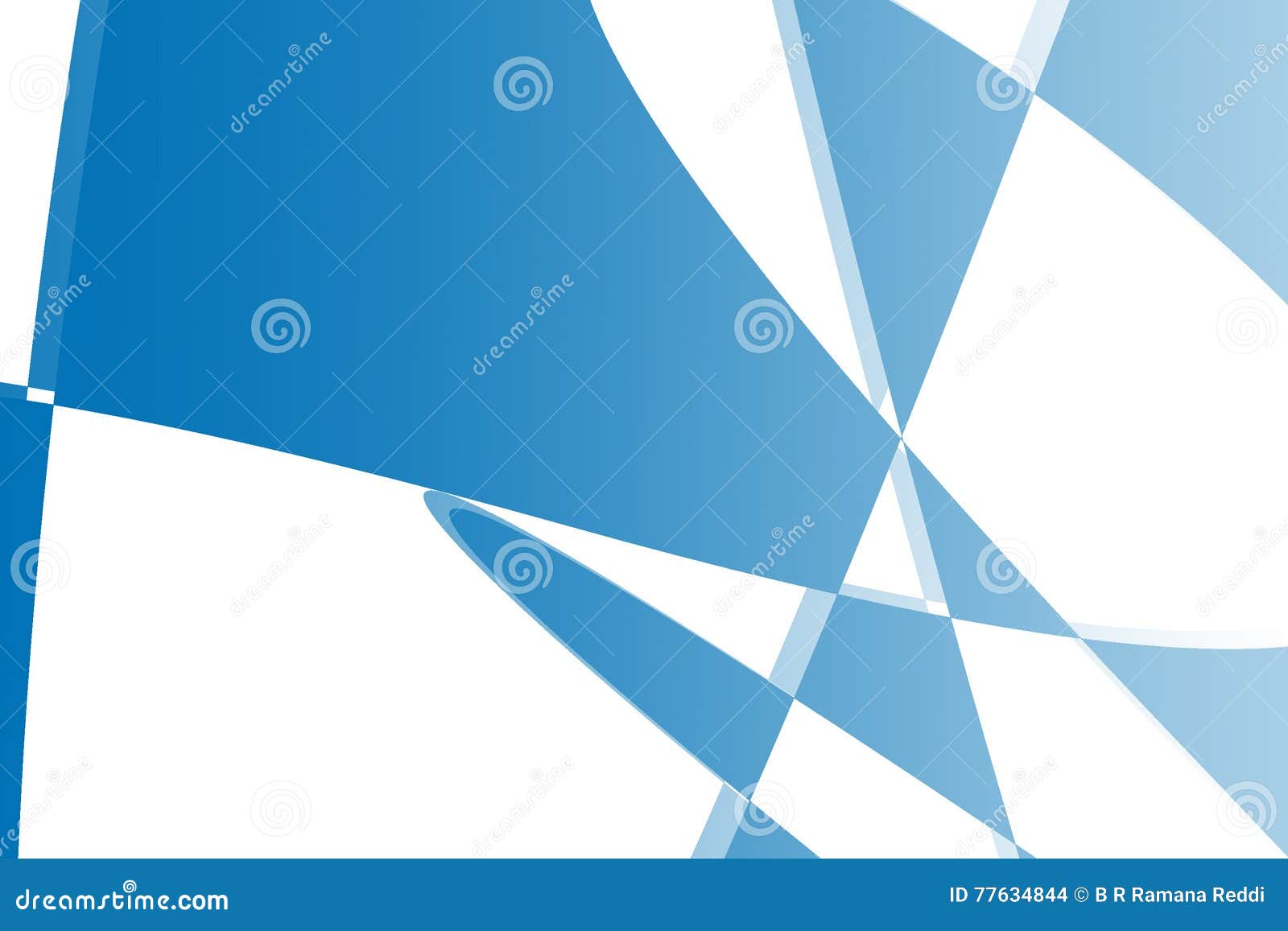 Blue Abstract Shapes Background Illustration Stock Illustration ...