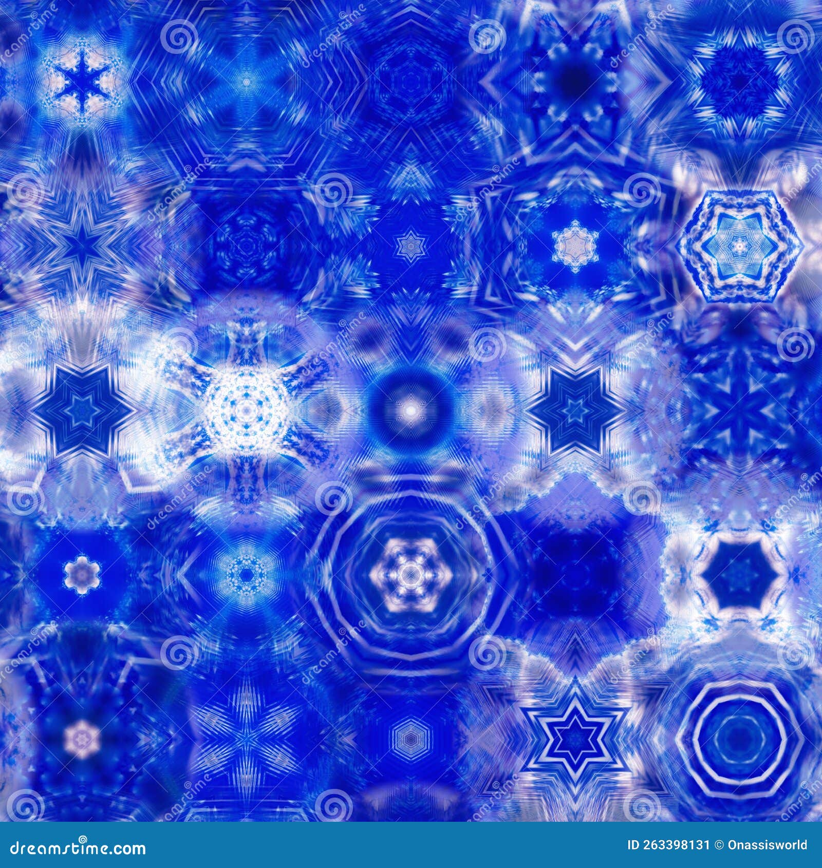 Blue Abstract Shapes Blurs Backgrounds Stock Illustration ...