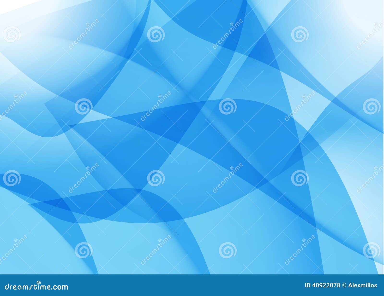 Blue Abstract Shapes Graphic Illustration Design Stock Illustration ...