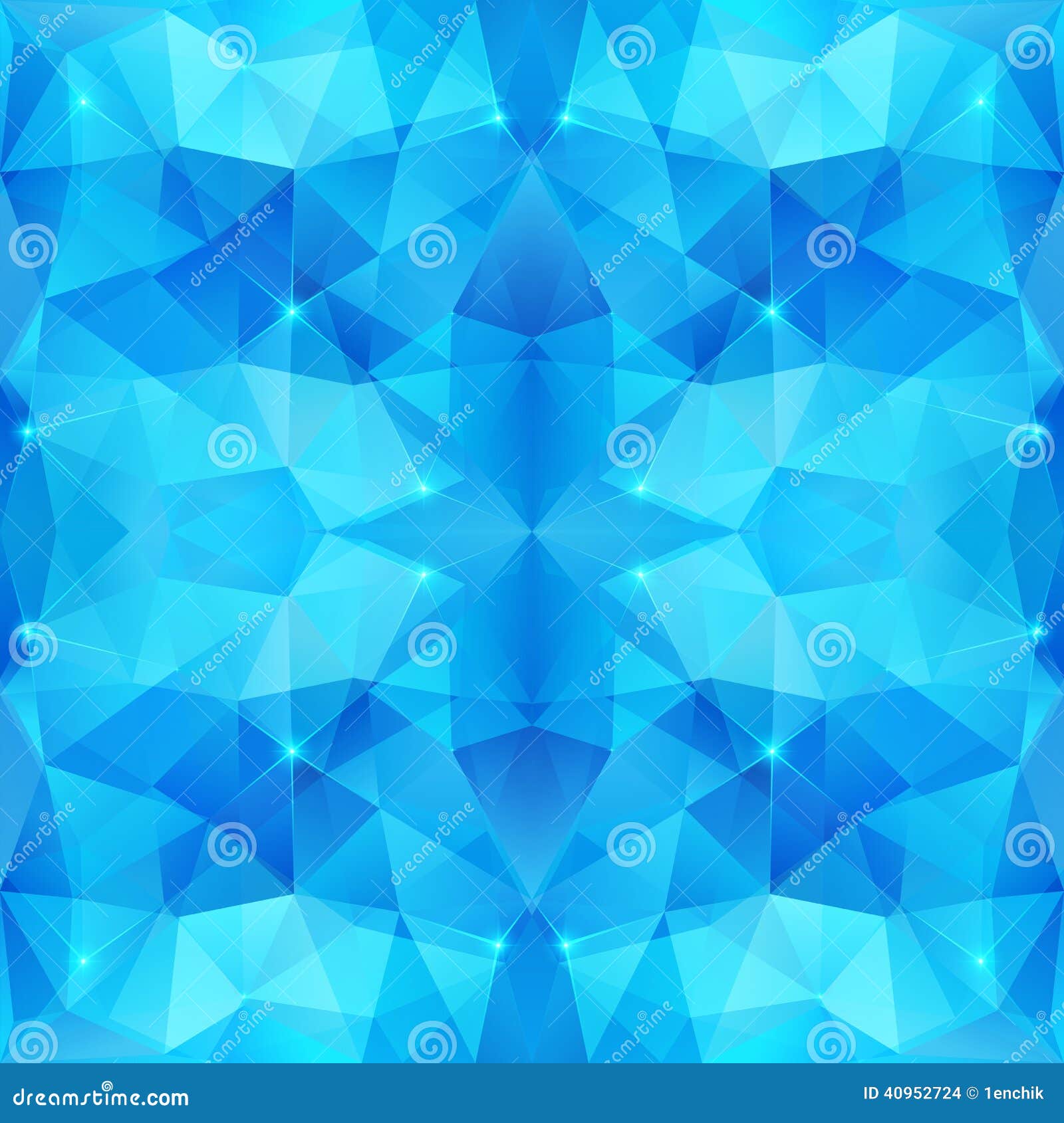 Blue Abstract Shining Ice Vector Background Stock Vector - Illustration ...