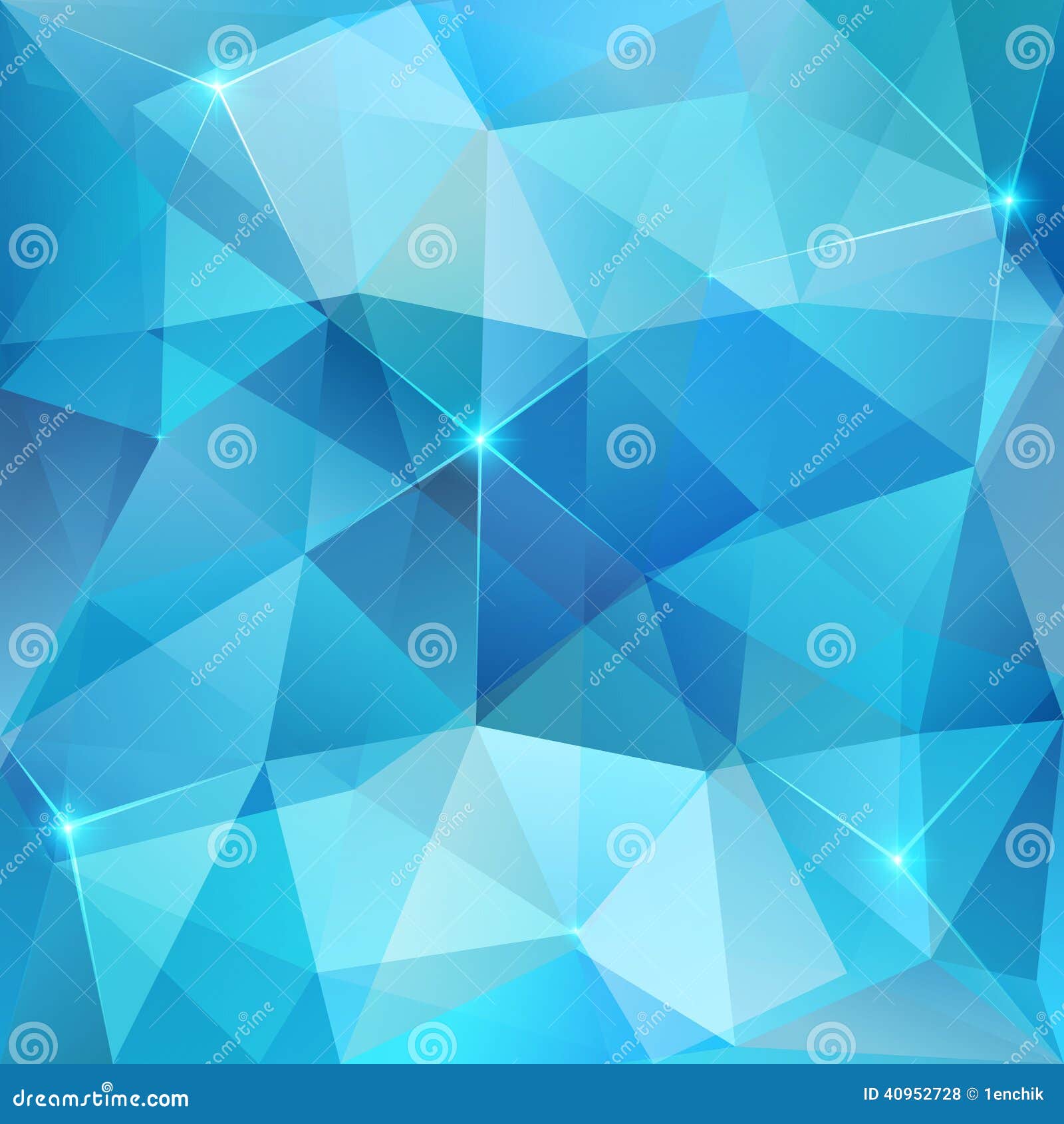Blue Abstract Shining Ice Vector Background Stock Vector - Illustration ...