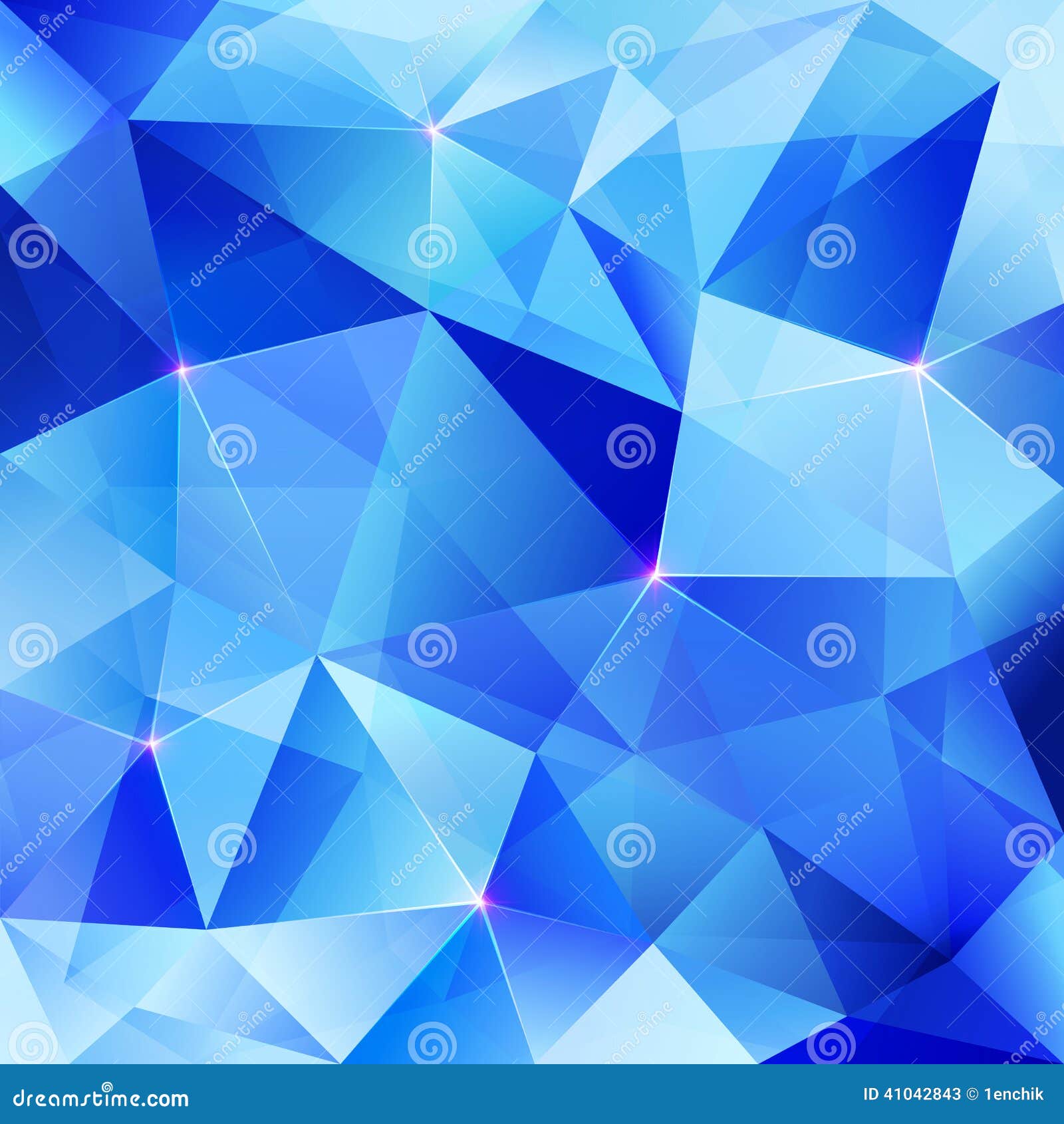 Blue Abstract Shining Ice Vector Background Stock Vector - Illustration ...