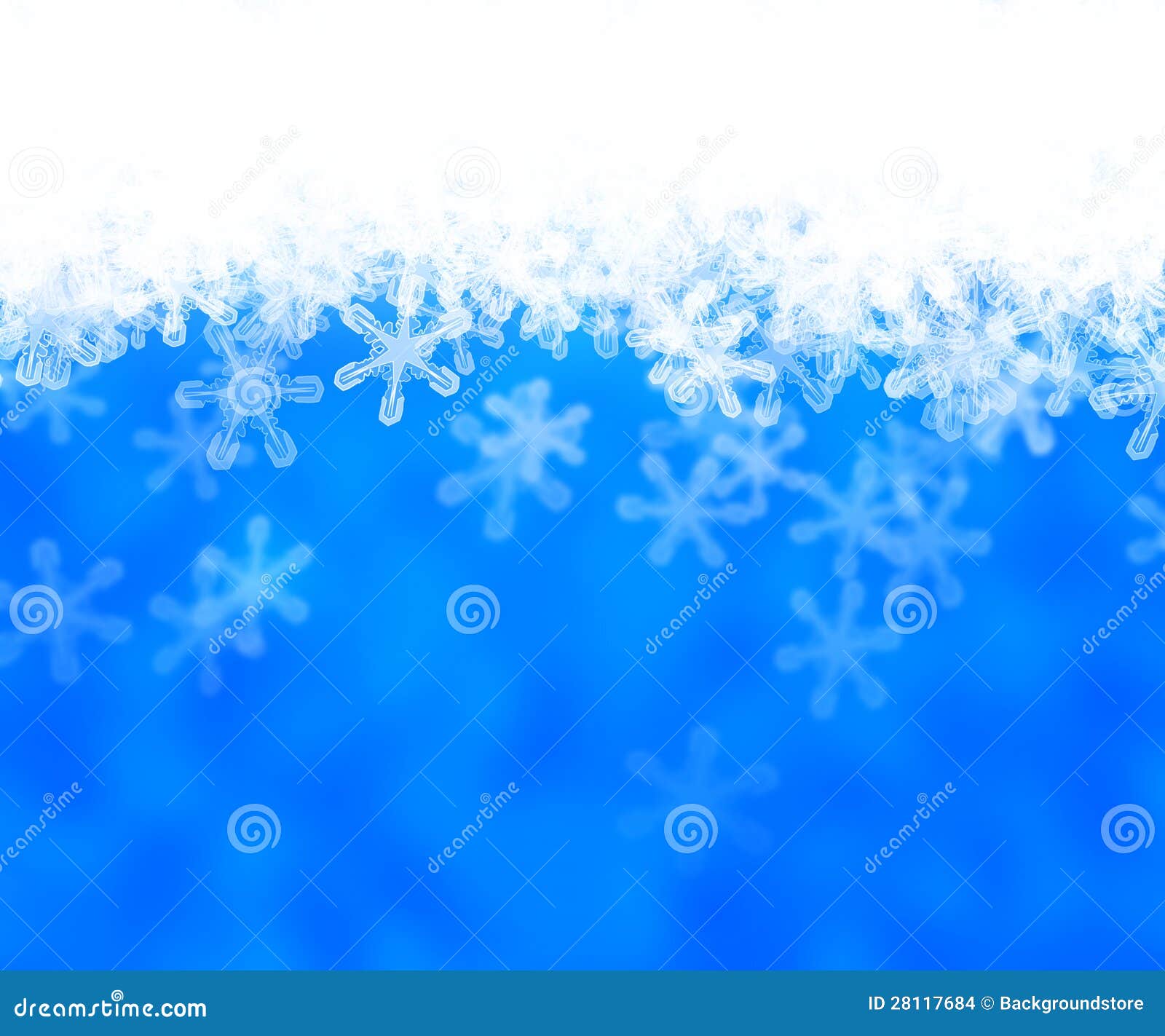 Blue Abstract Snow Background Stock Illustration - Illustration of ...