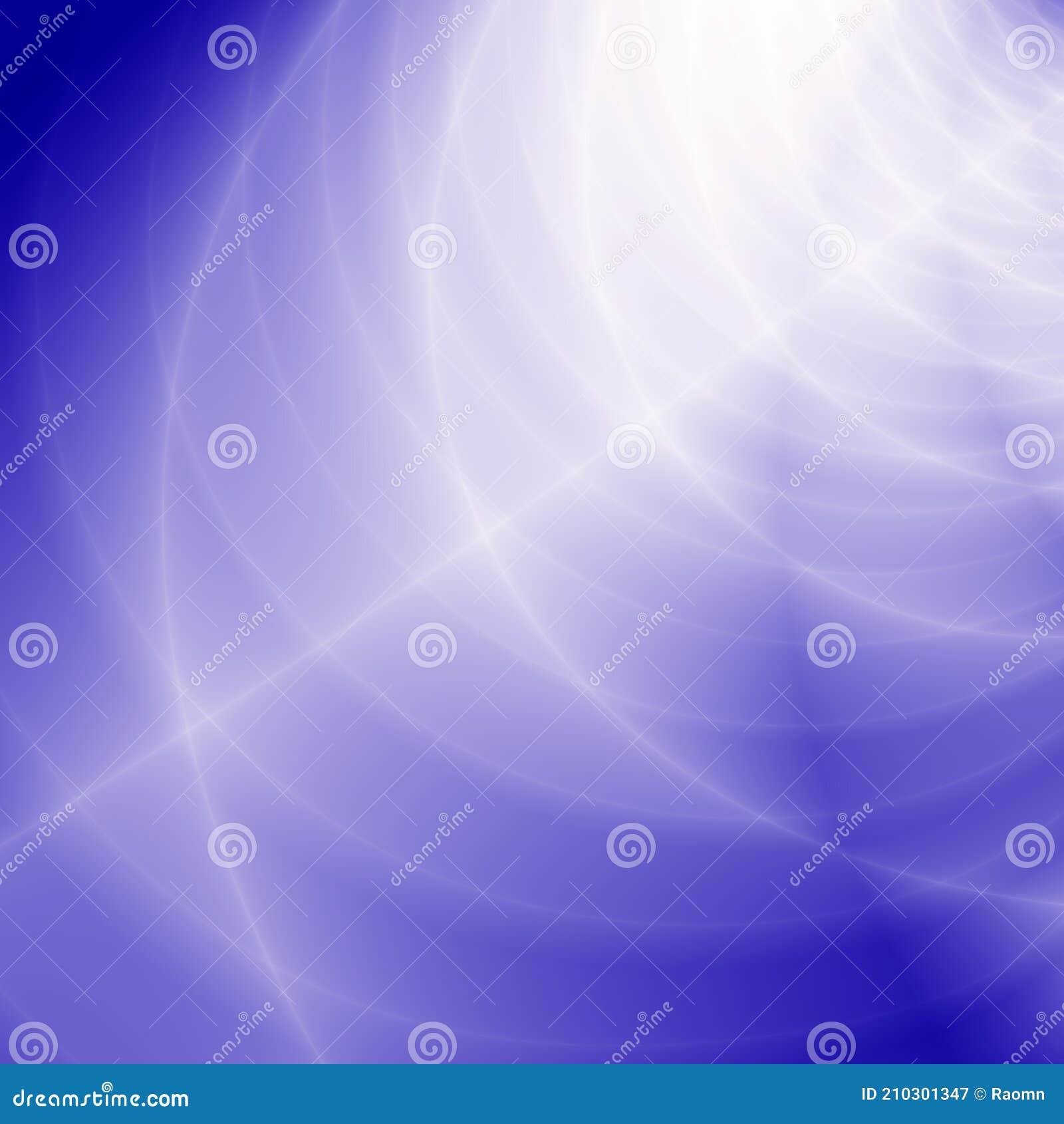 Blue Abstract Space Art Beam Design Stock Illustration - Illustration ...