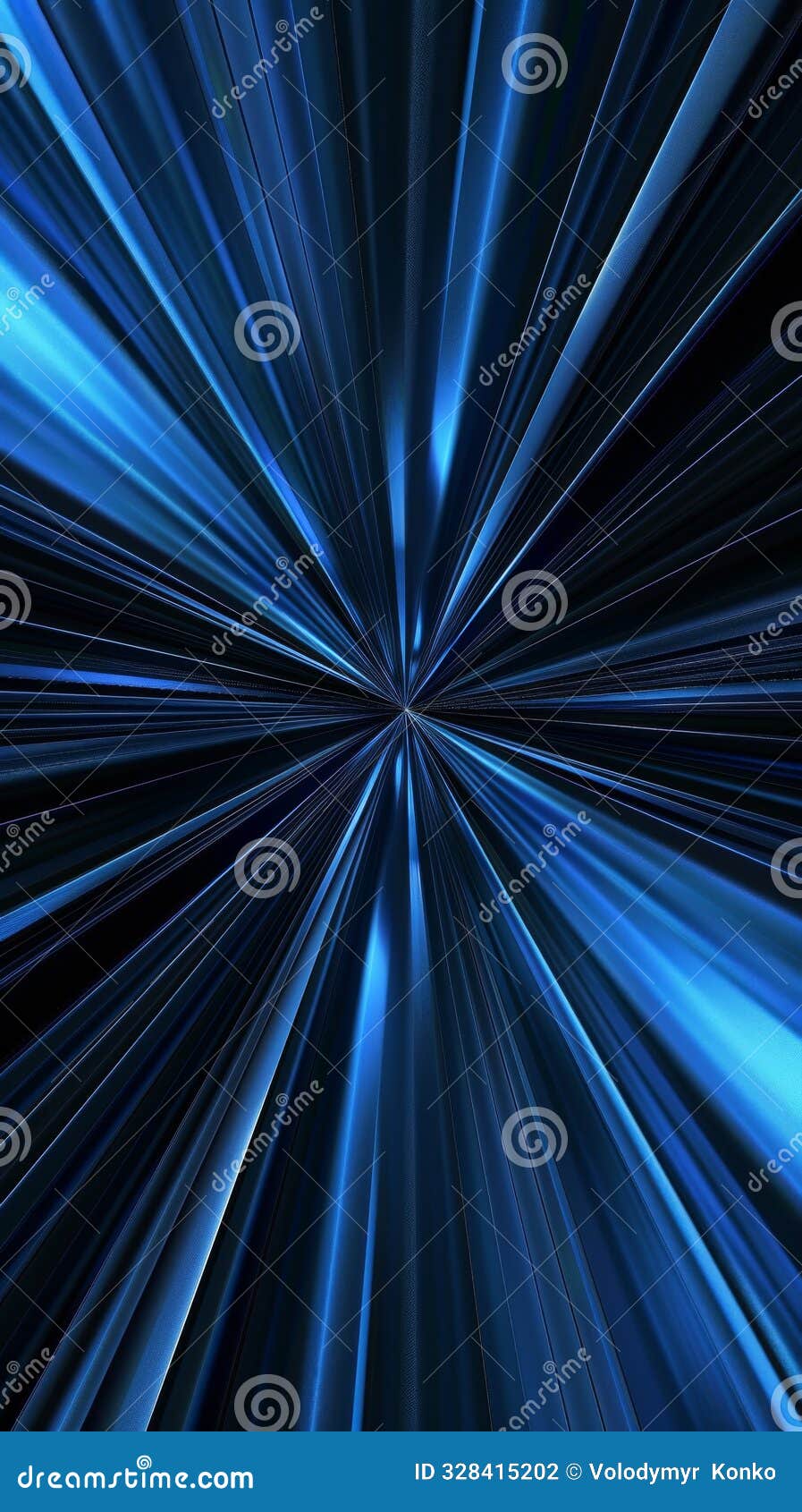 Blue Abstract Speed Lines Background, Futuristic Concept Stock Photo ...