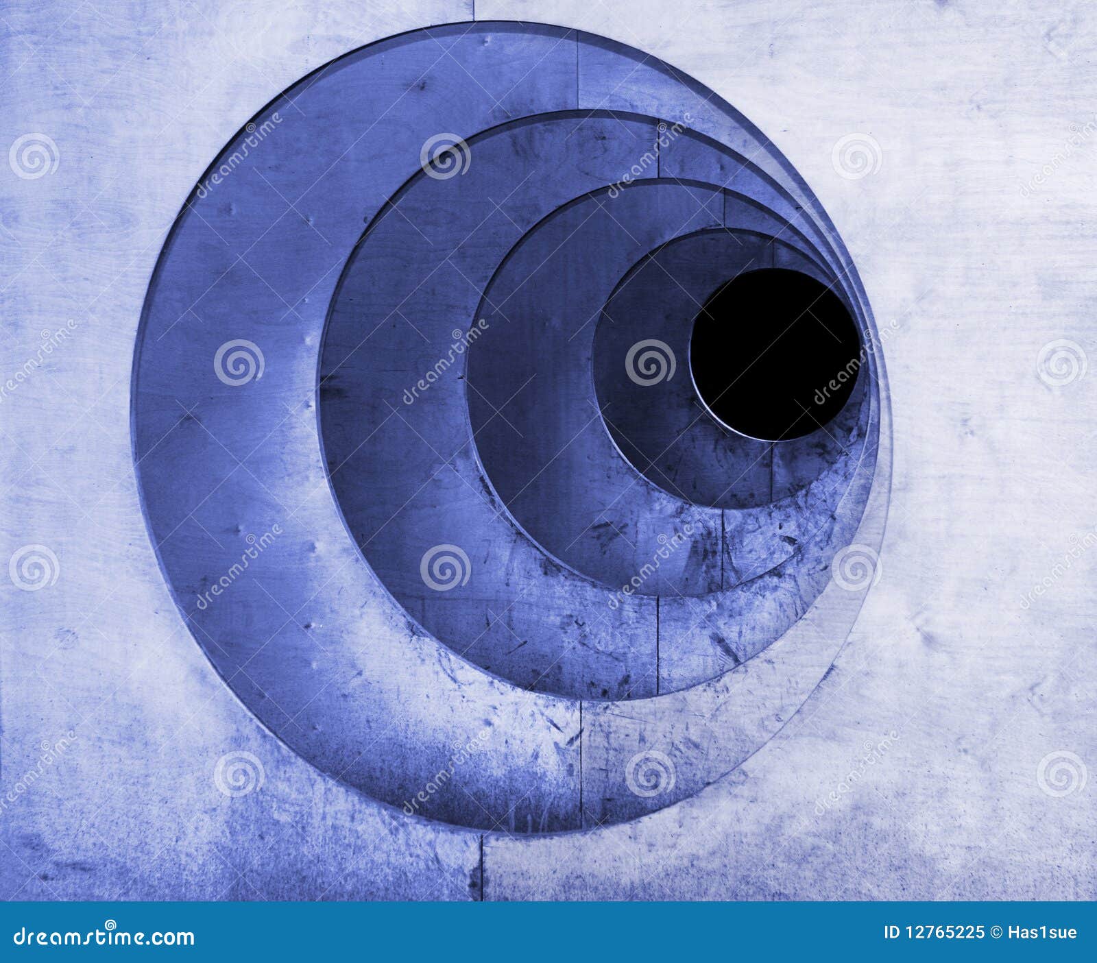 Blue abstract spiral stock illustration. Illustration of layer - 12765225