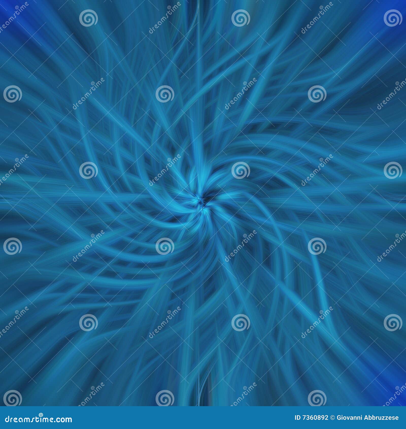 Blue abstract spiral stock illustration. Illustration of sfondo - 7360892