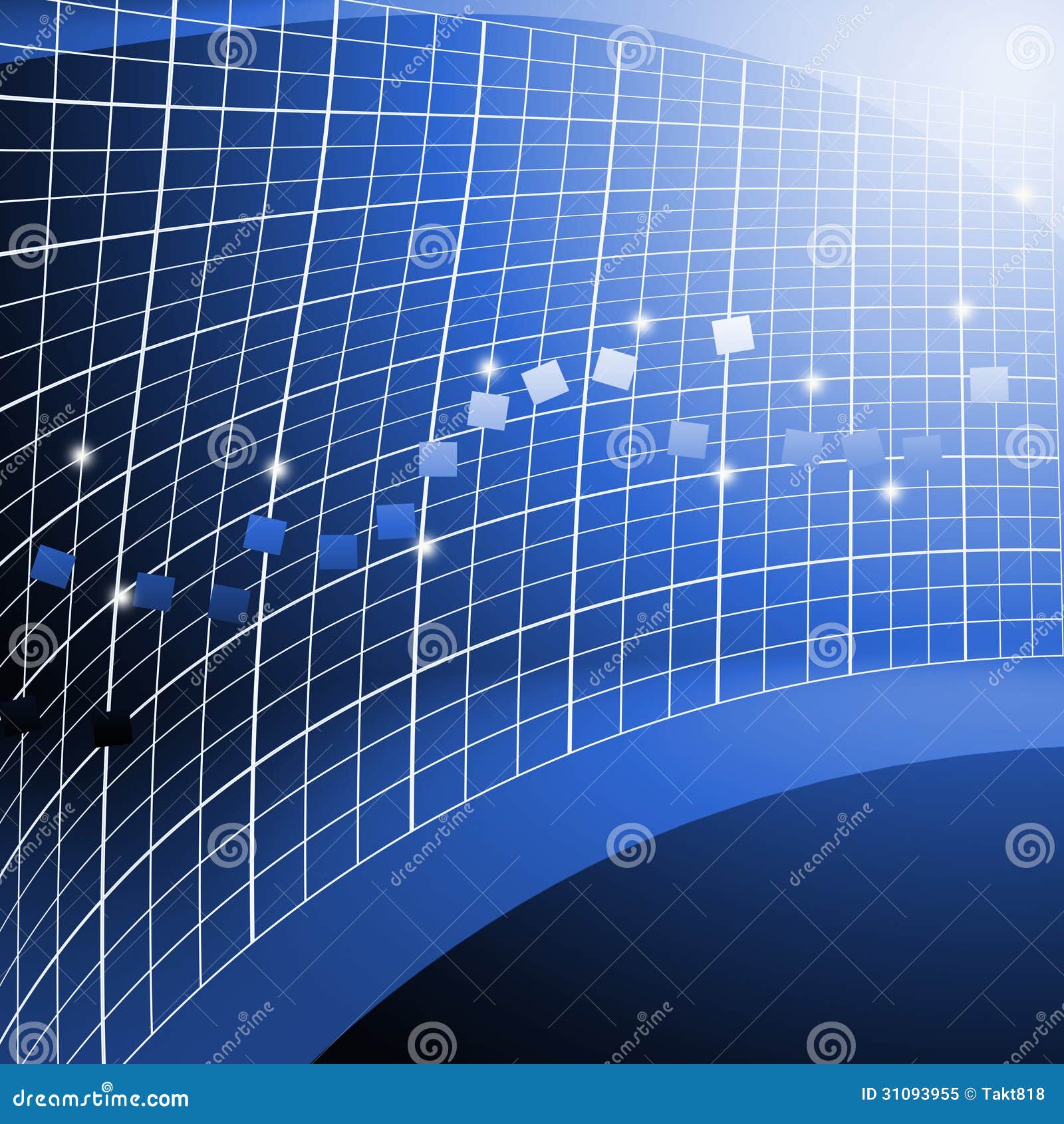 Blue Abstract Square Background Stock Illustration - Illustration of ...