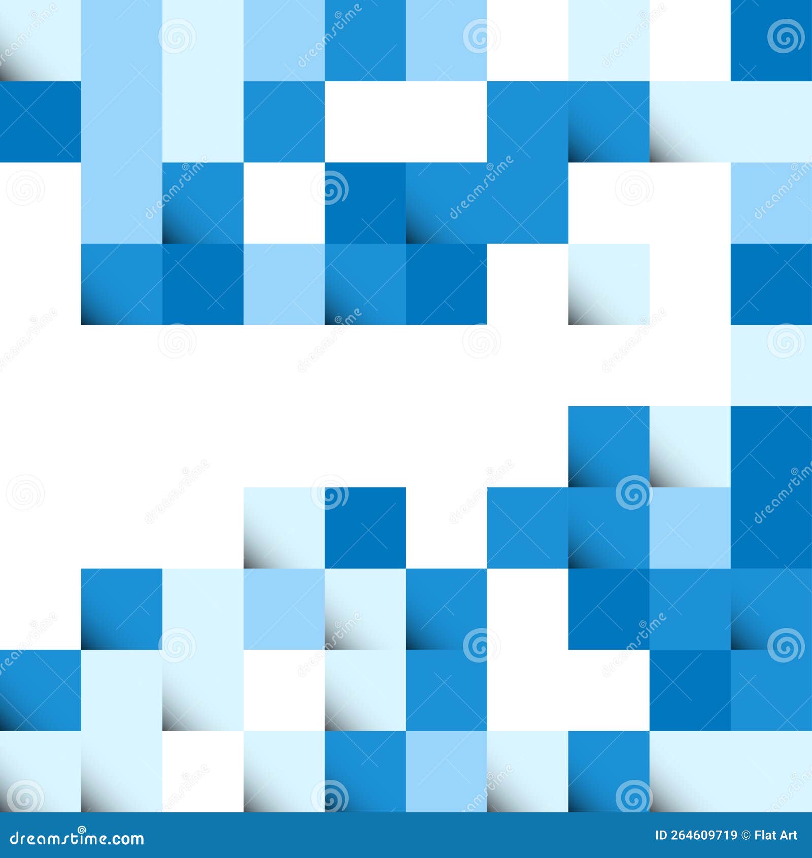 Blue Abstract Squares Background Design for Poster Flyer Cover Brochure ...