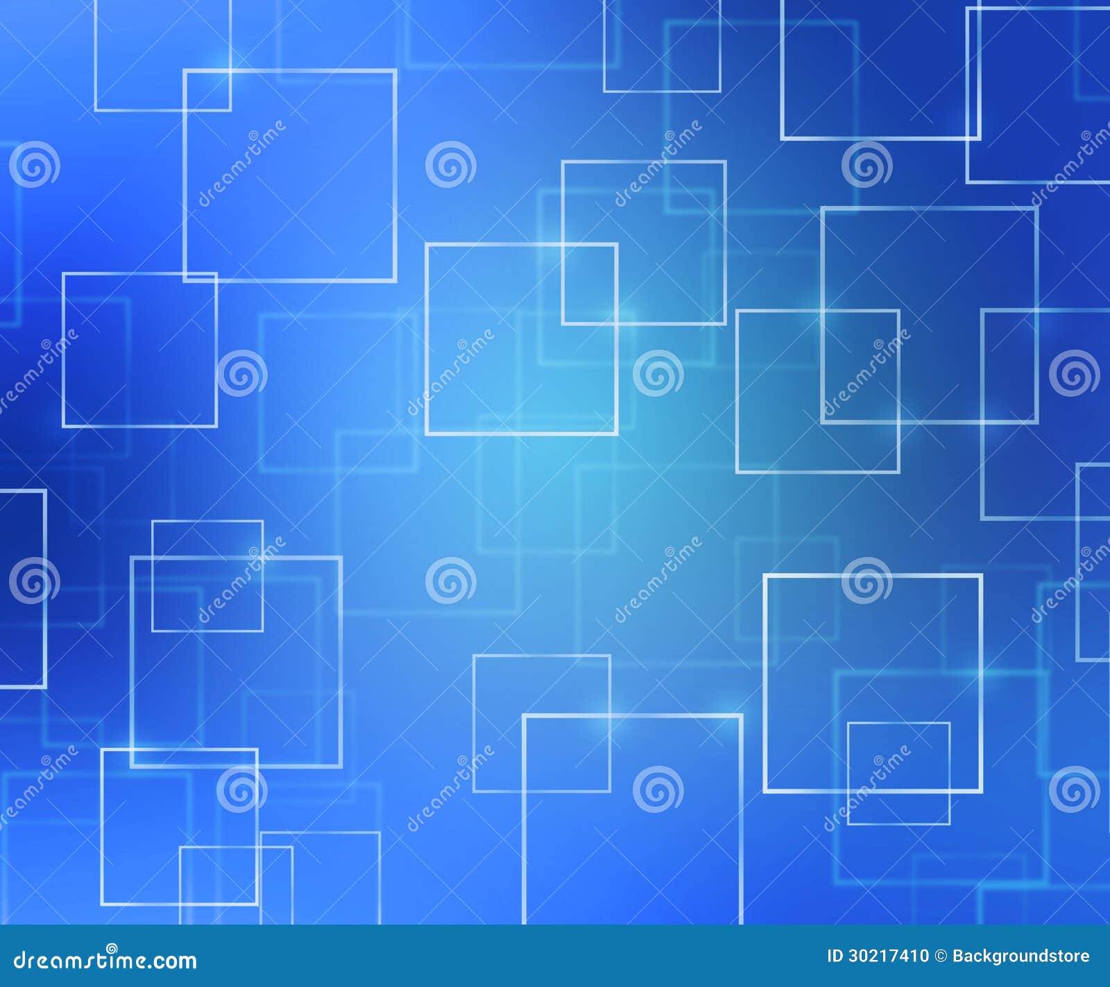 Blue Abstract Squares Background Stock Illustration - Illustration of ...
