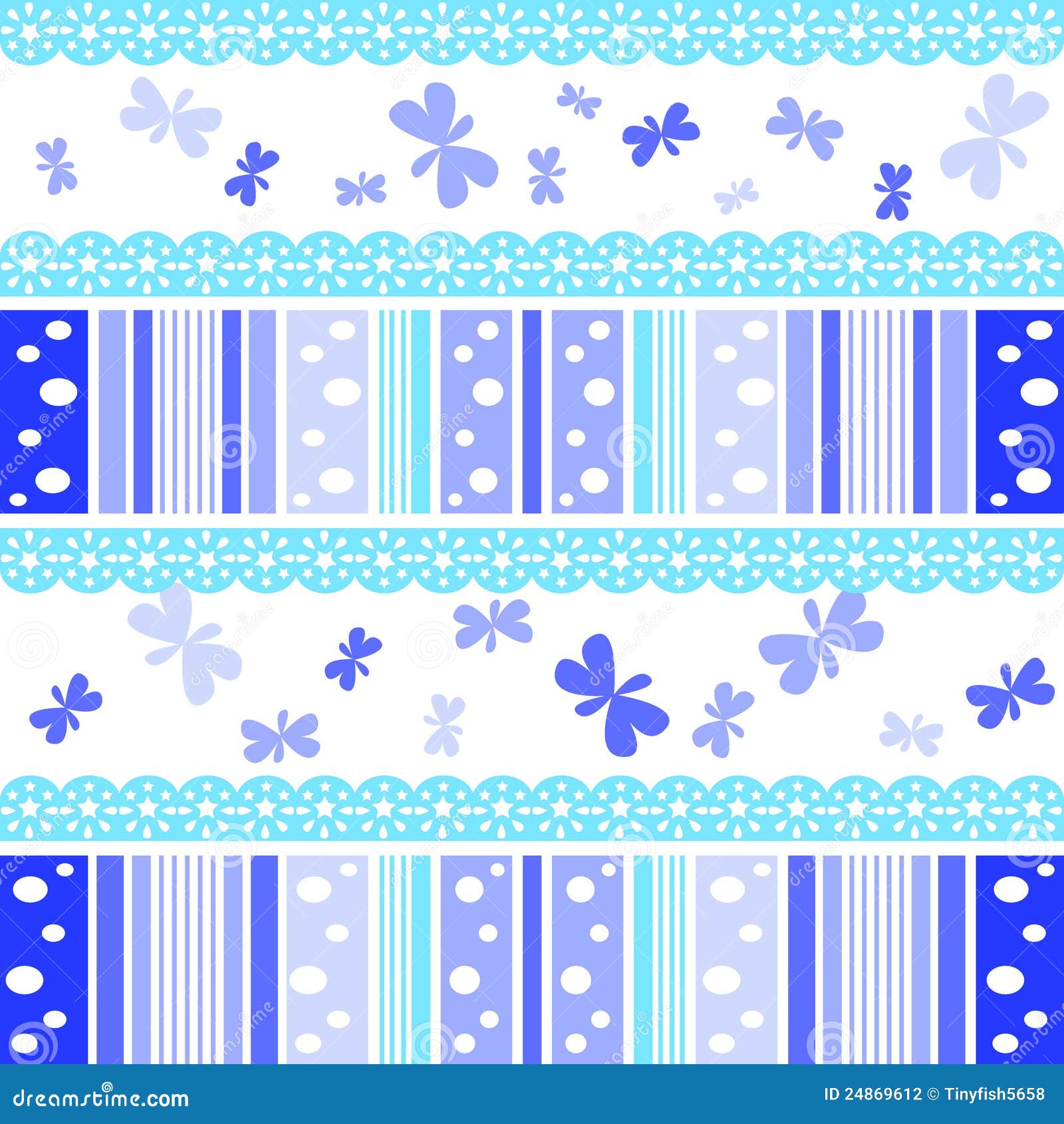 Blue Abstract Stripe Patterns Background Stock Illustration ...