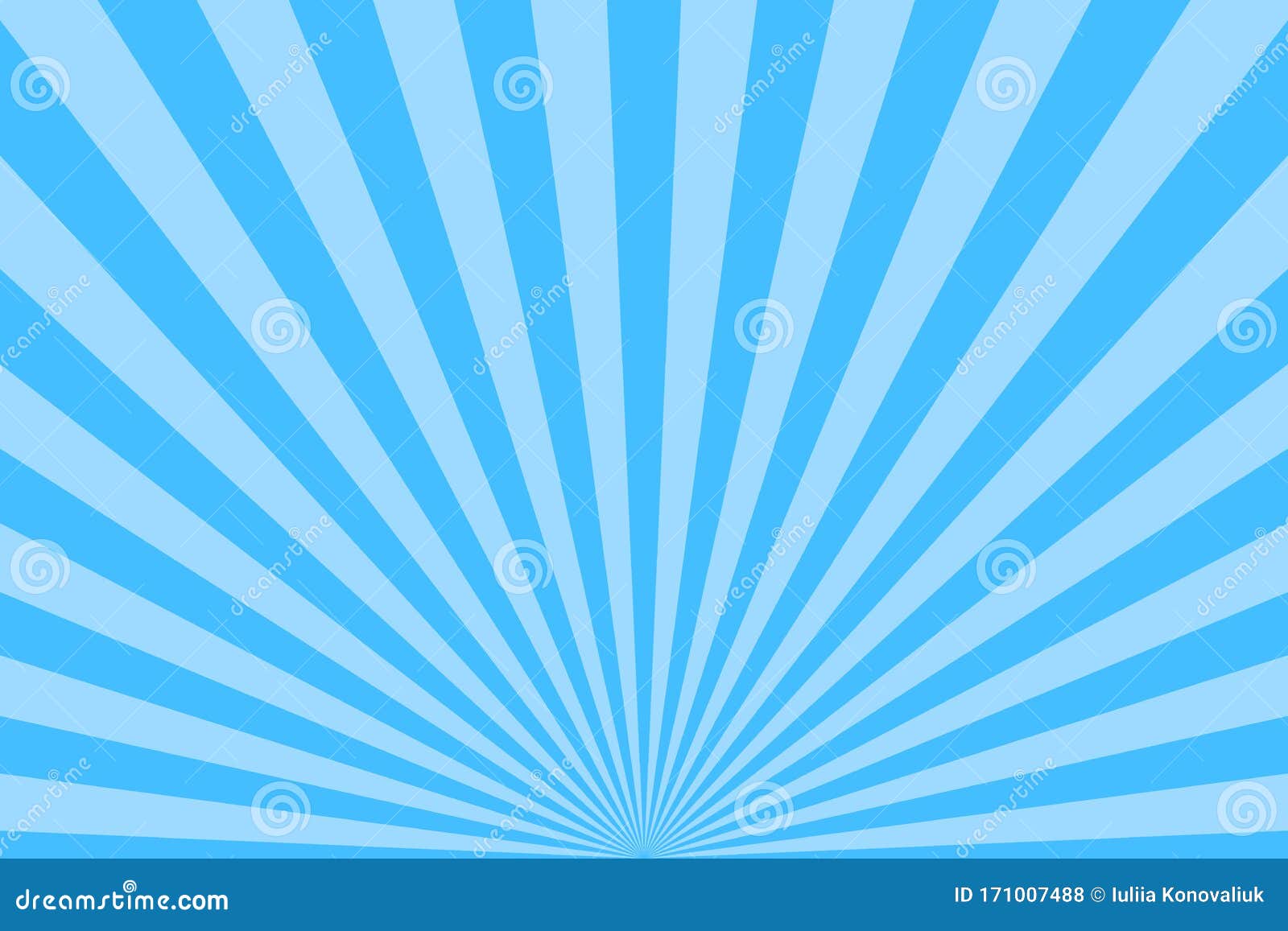 Blue Abstract Sun Rays Vector Background Stock Illustration ...