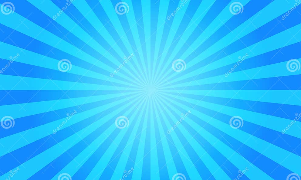 Blue Abstract Sunbeams Background, Backdrop for Presentation Stock ...