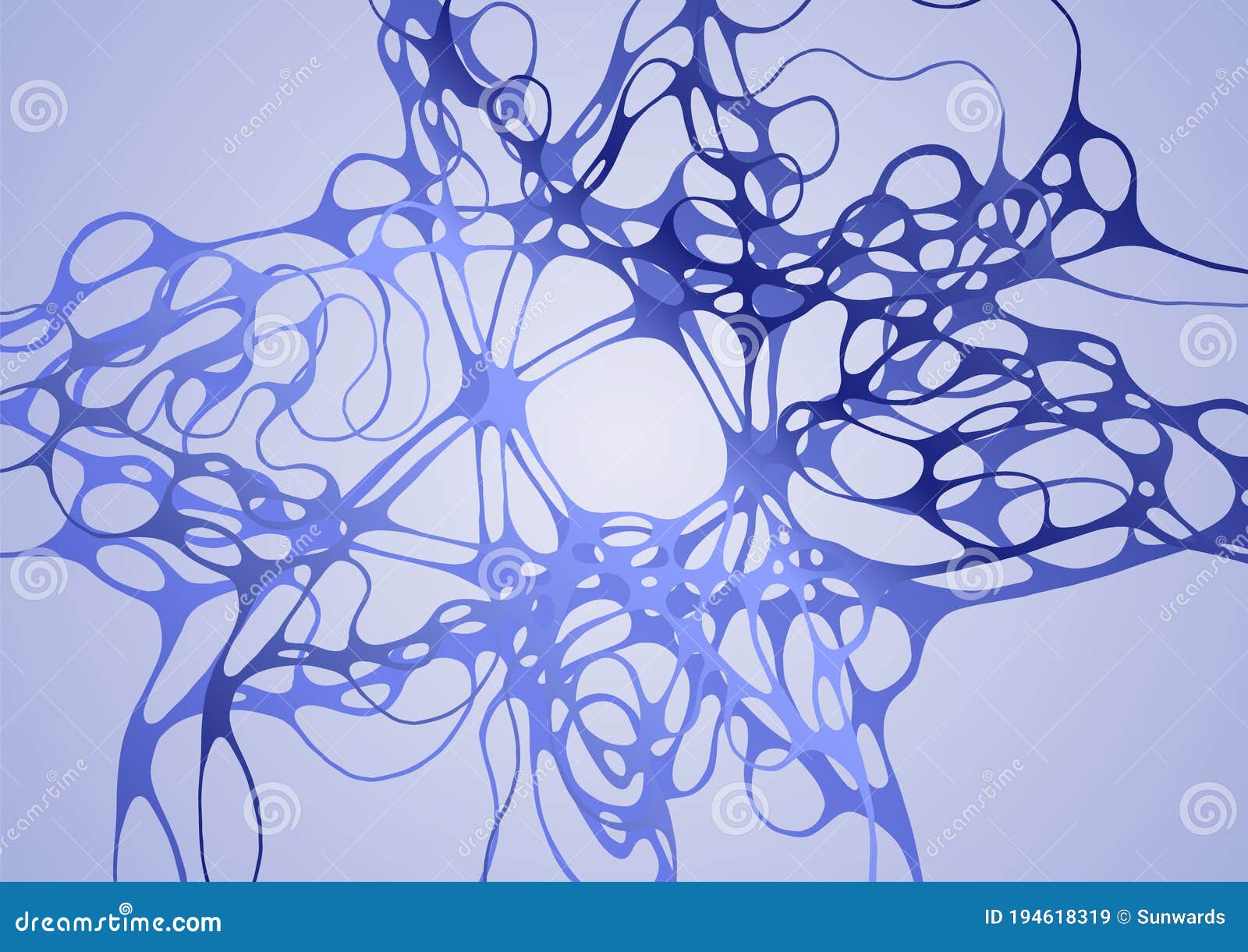 Sci-fi Future Science Theme. Cyberspace or Molecular Structure Concept ...