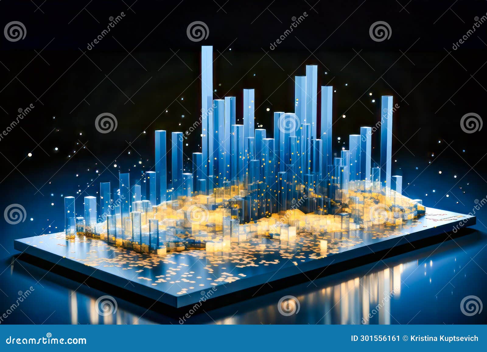 Chip CPU Processor Processor With The Underside, On A Black Background ...