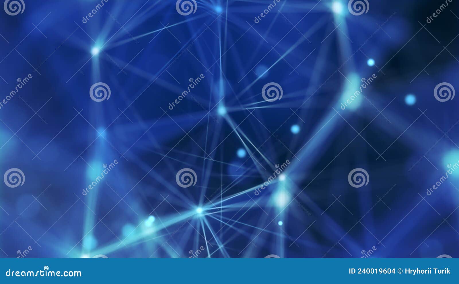 Blue Abstract Technology and Engineering Background with Plexus ...