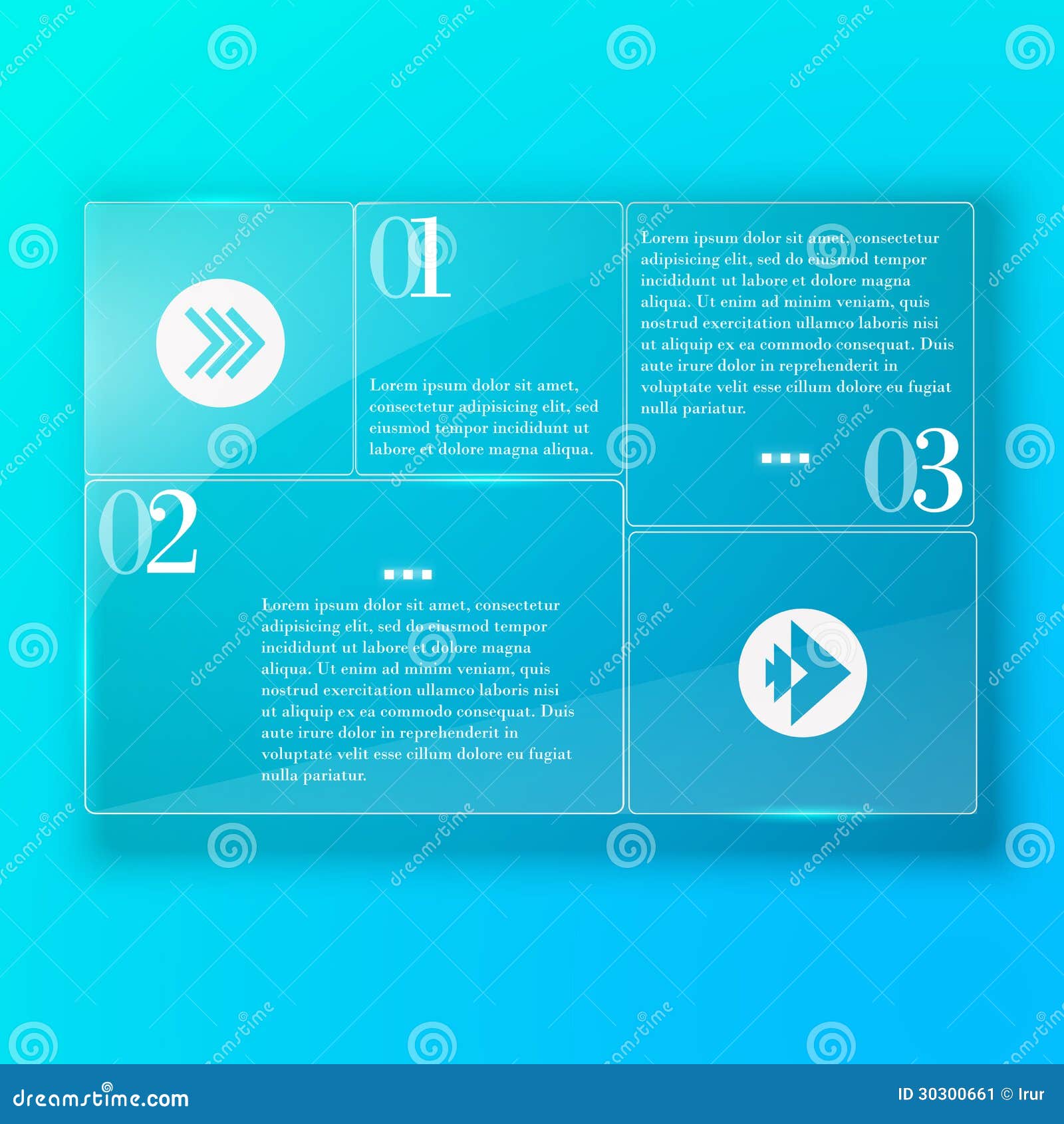 Abstract Template with Glass Panel Stock Vector - Illustration of ...