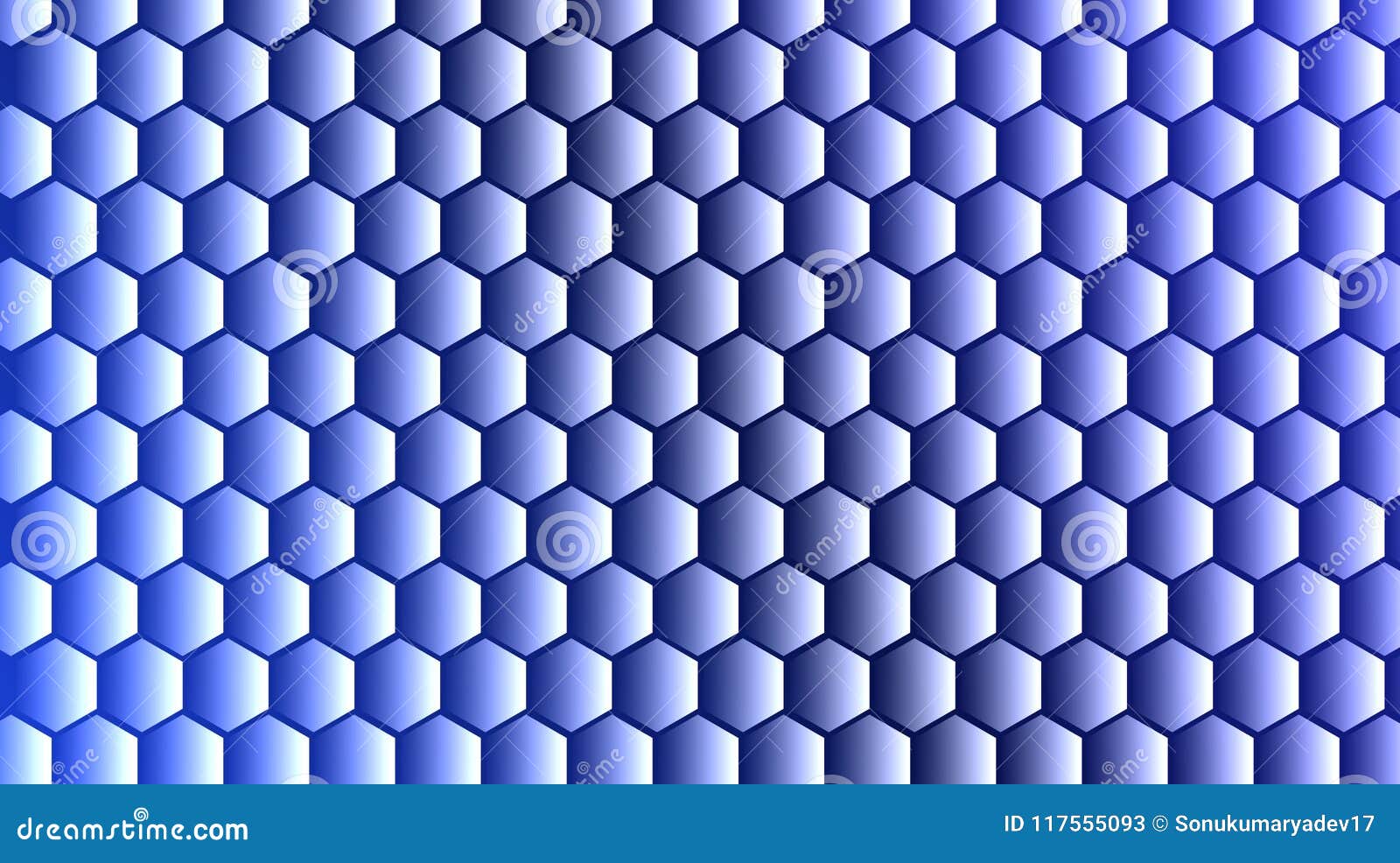 Blue Abstract Template and Round Pattern Background Stock Vector ...