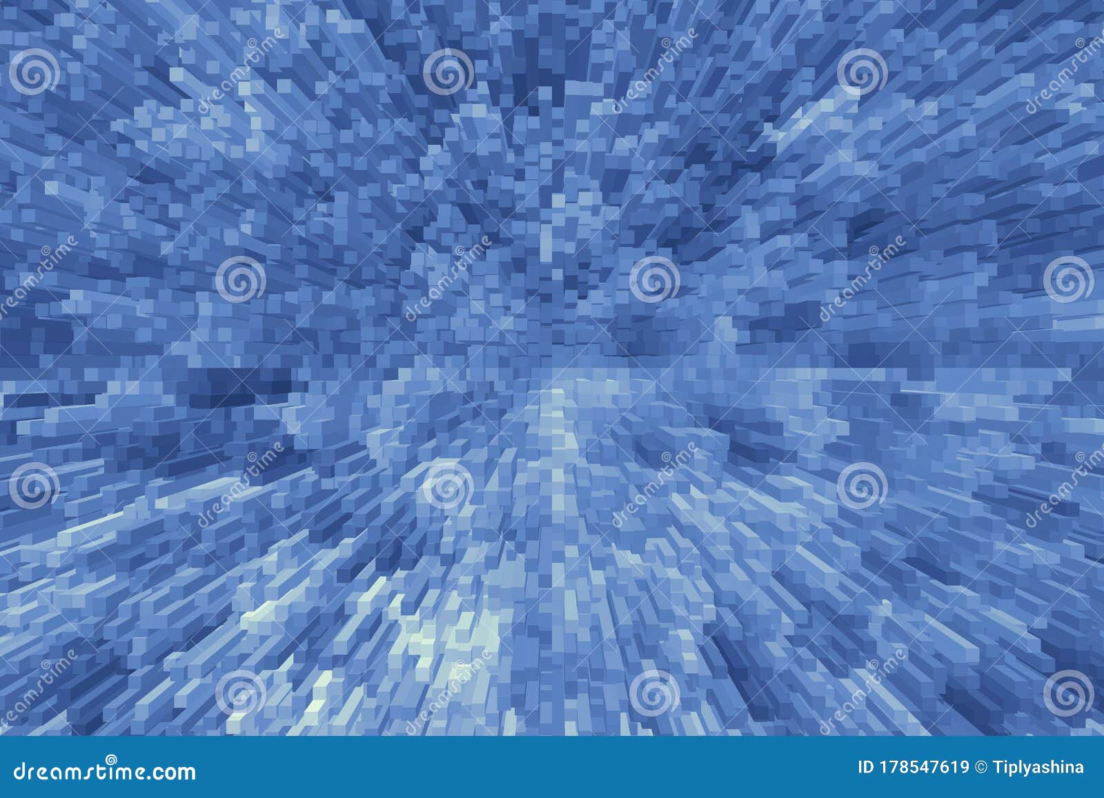 Blue Abstract Textured Background, Rectangular Design Stock ...