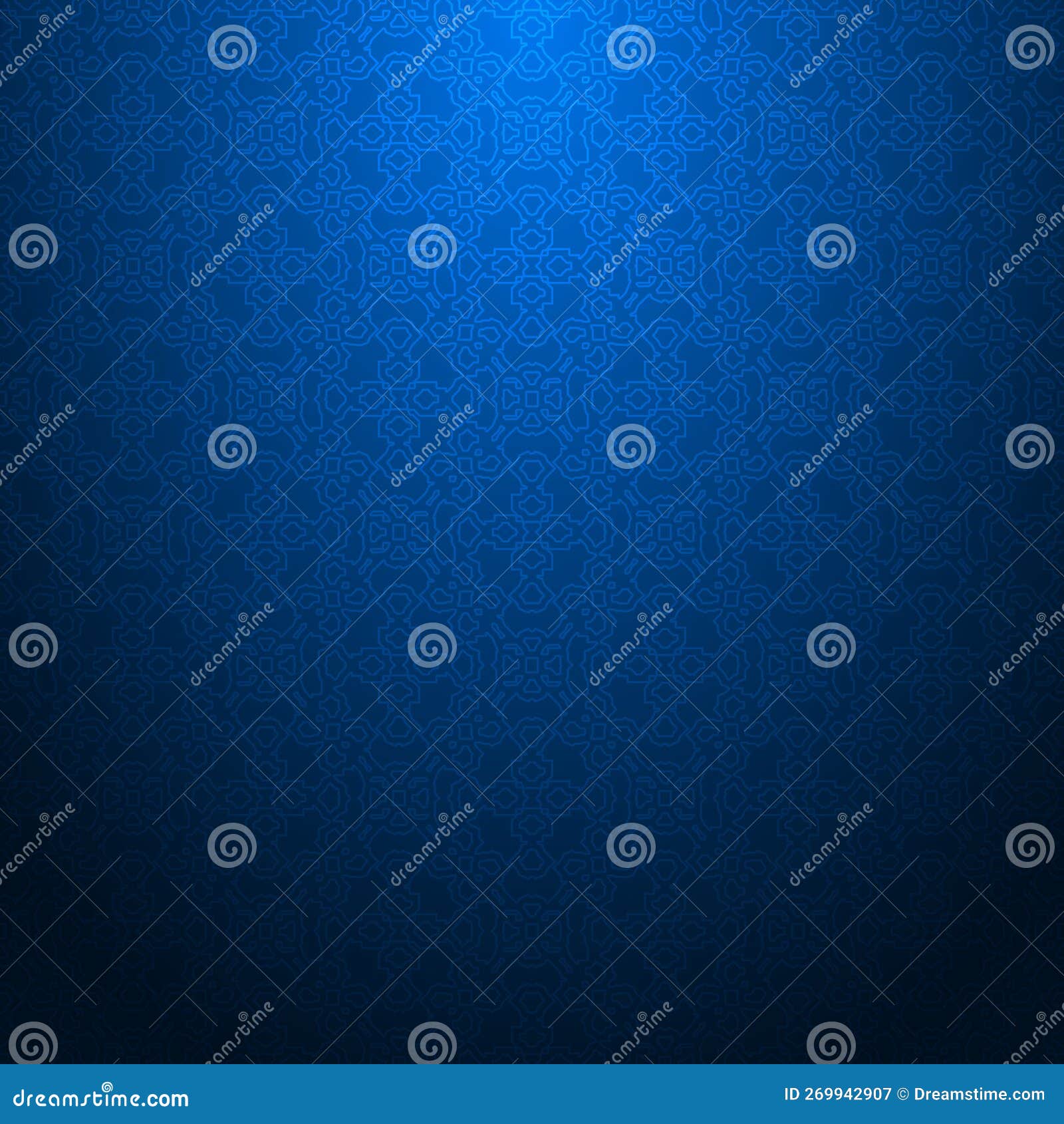 Blue geometric pattern stock illustration. Illustration of pattern ...