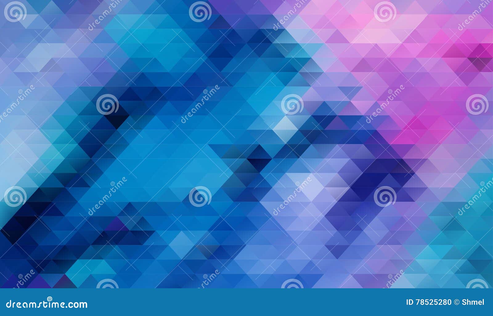 Blue Abstract Triangle Background Stock Vector - Illustration of ...