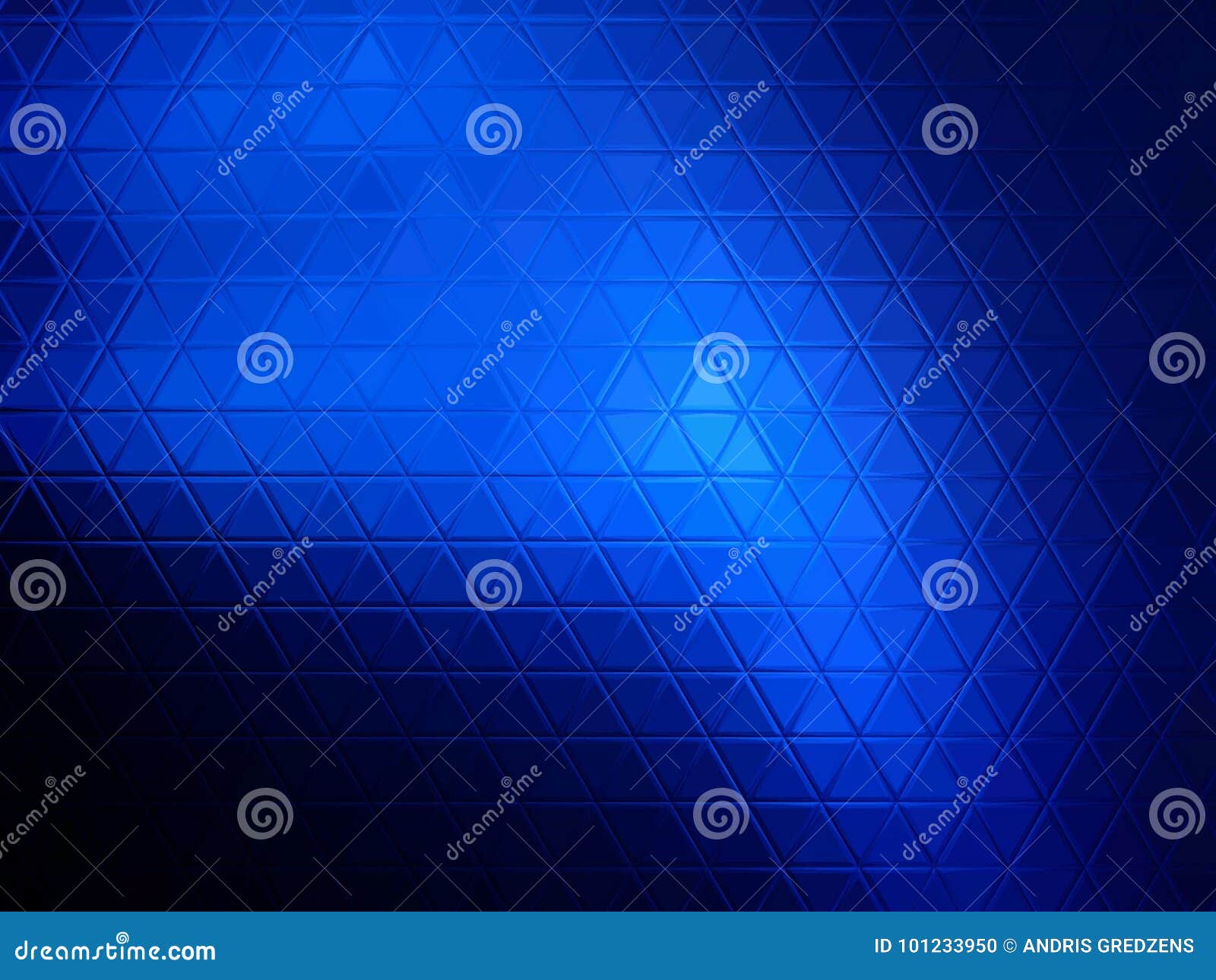Blue Abstract Triangles Background Stock Illustration - Illustration of ...