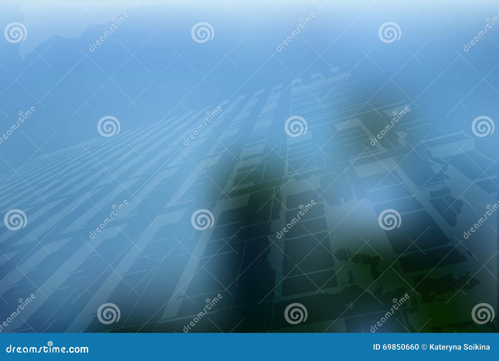 Blue Abstract Vector Background for Presentation Slides Stock Vector ...