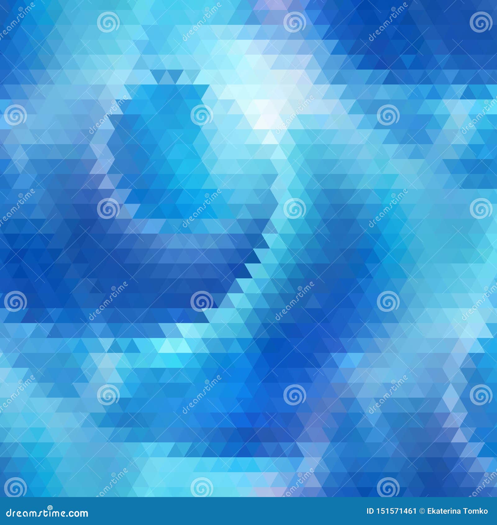 Blue Abstract Vector Background from Triangular Shapes - Vektorgrafik ...