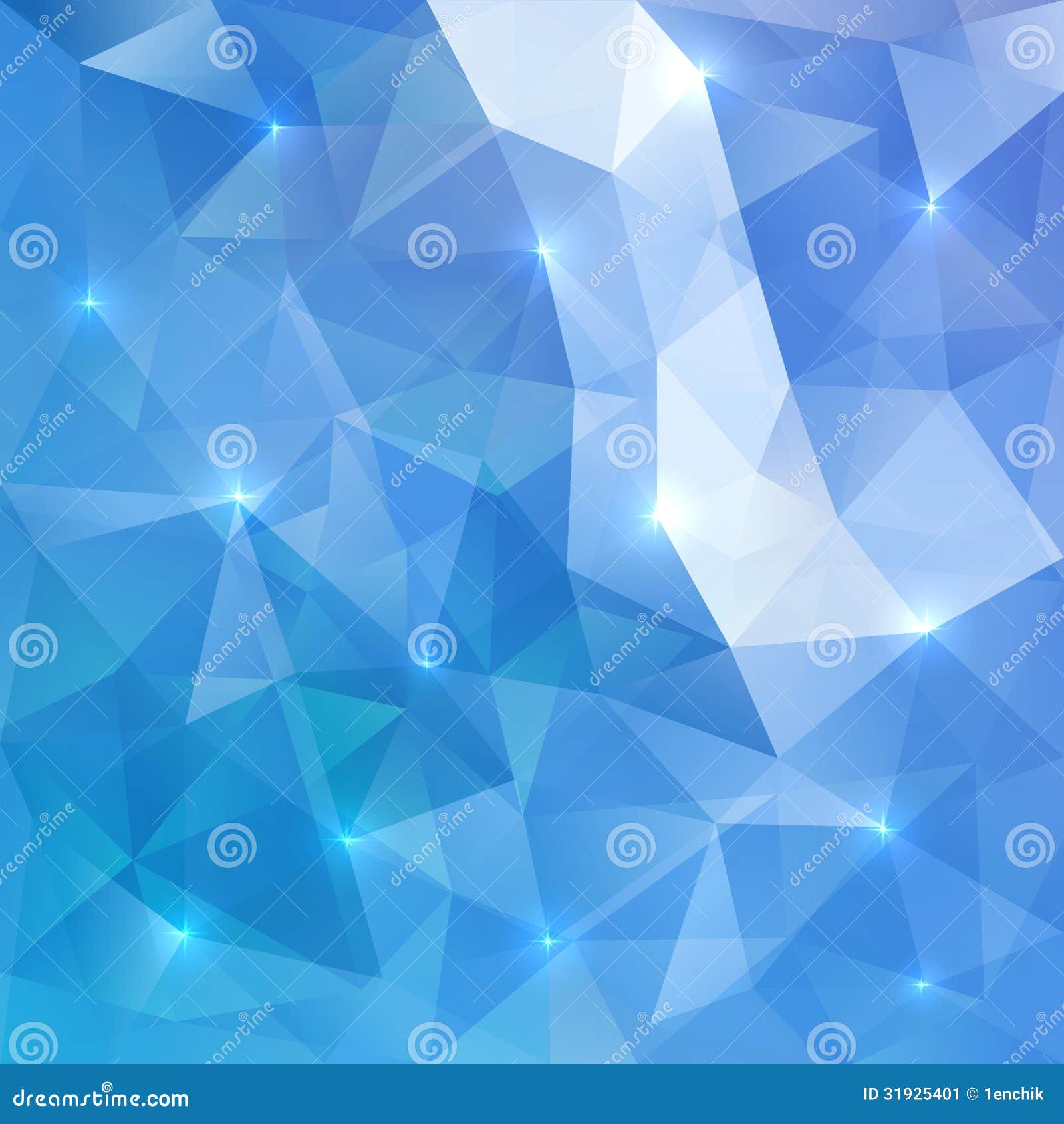 Blue Abstract Vector Shining Ice Background Stock Vector - Illustration ...