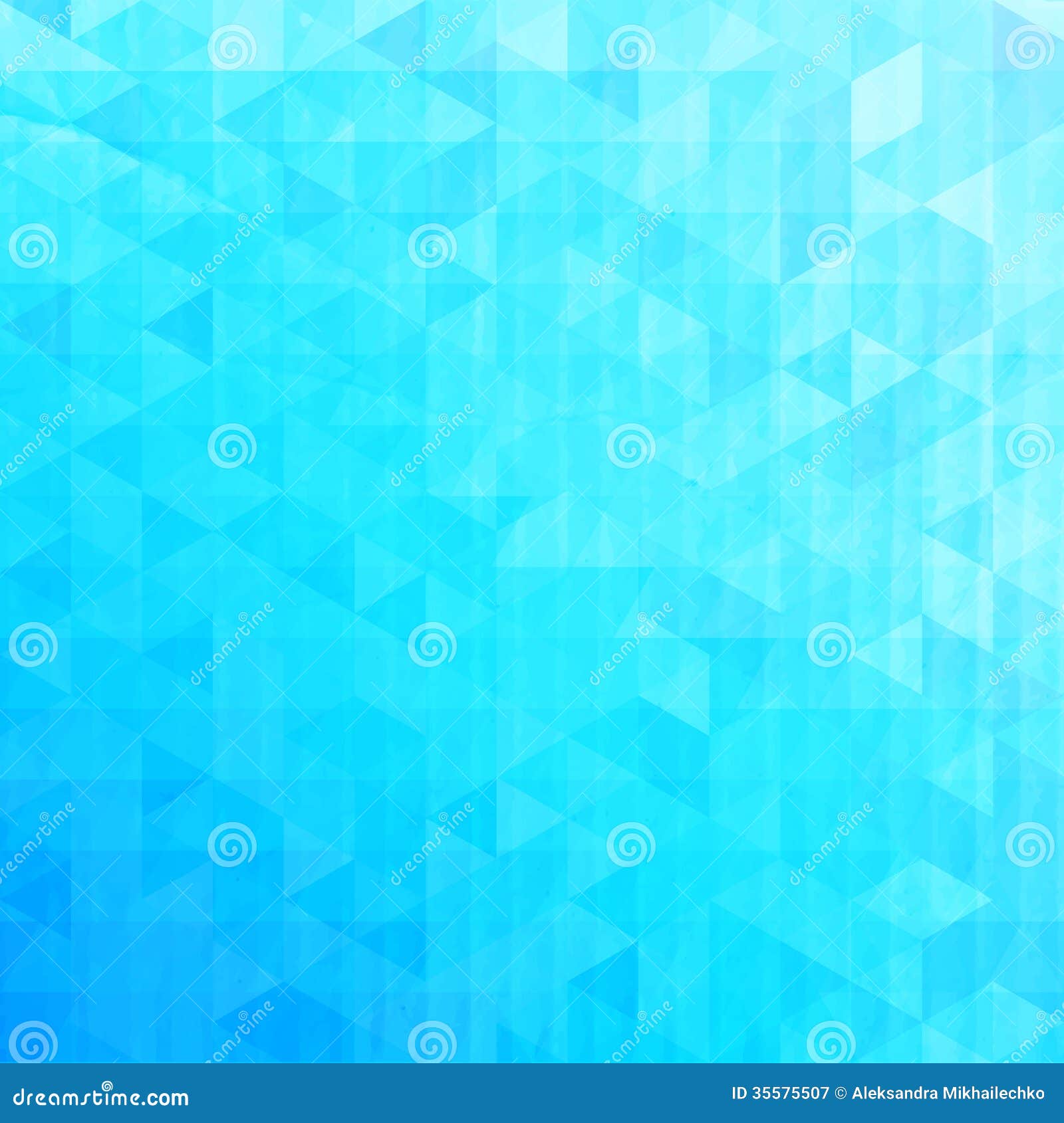 Blue Abstract Vector Triangles Background Stock Vector - Illustration ...