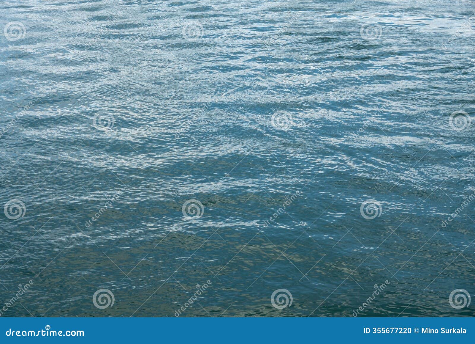 Small Waves And Ripples On The Blue Water Of The Swimming Pool Stock ...