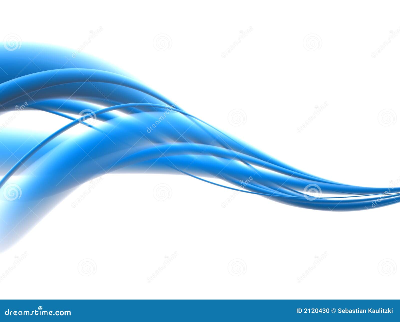 Blue abstract wave stock illustration. Illustration of artistic - 2120430