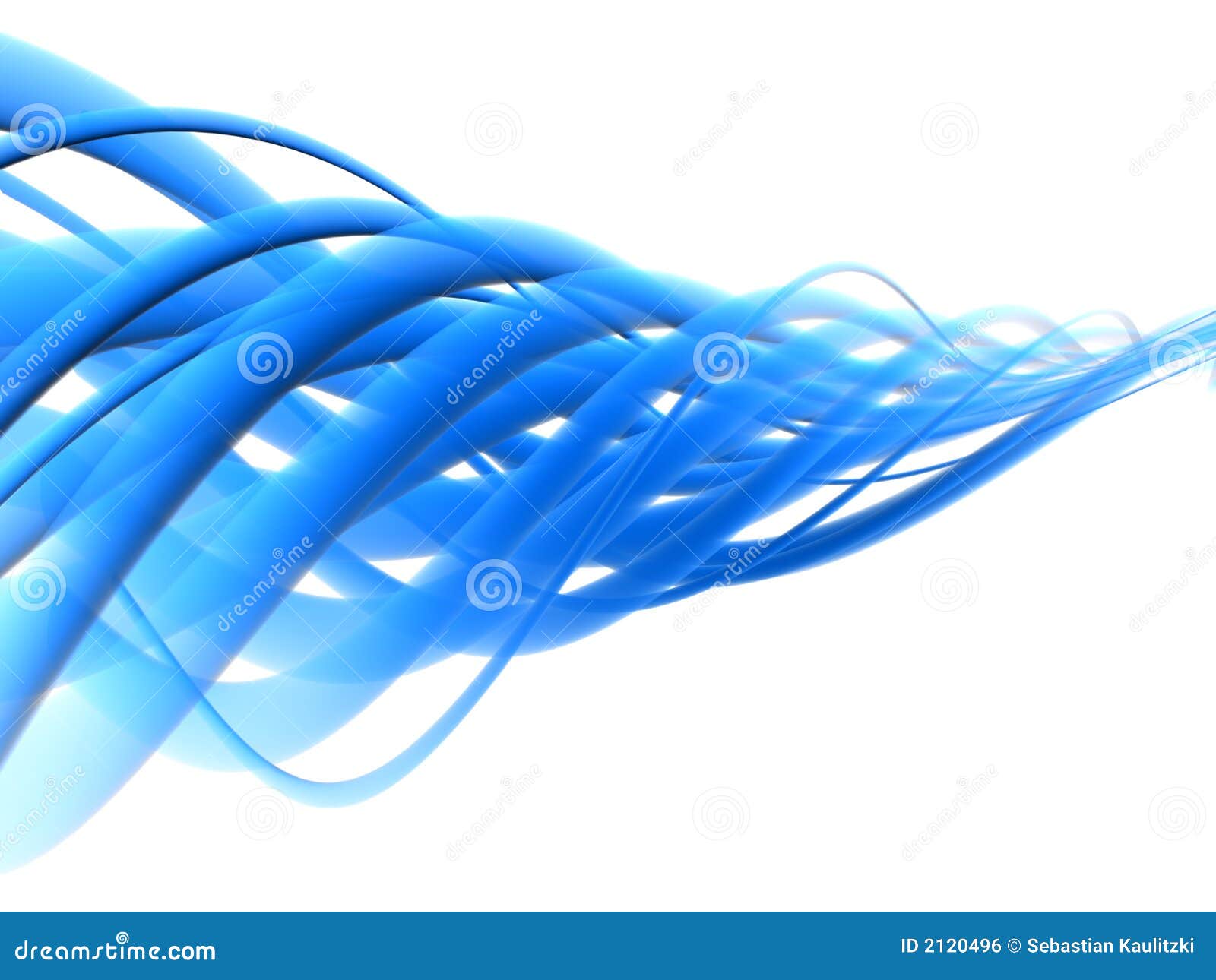 Blue Abstract Wave Royalty Free Stock Image - Image: 2120496