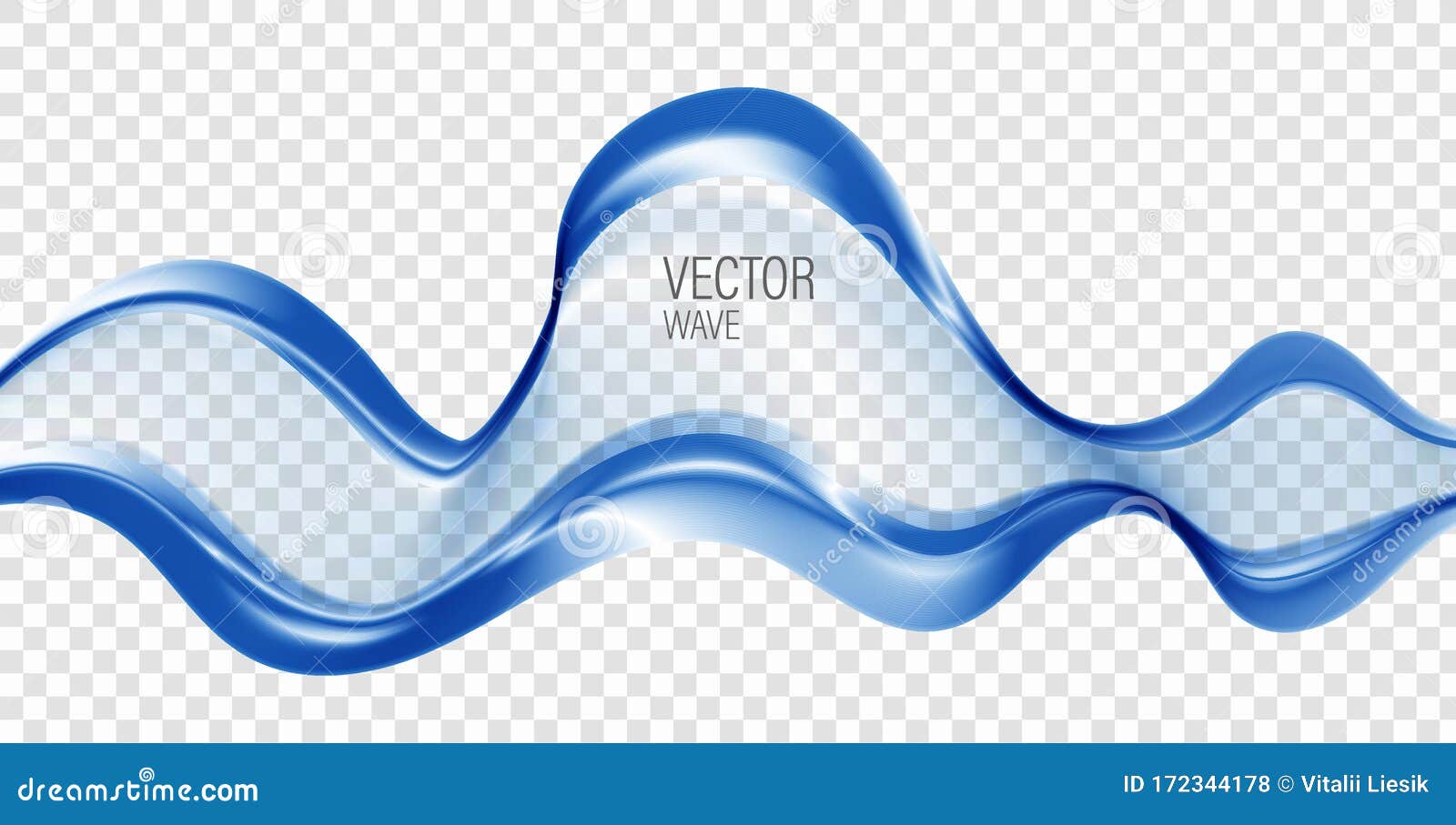 Blue Abstract Wave.Abstract Background Wave Vector Eps10 Stock Vector ...