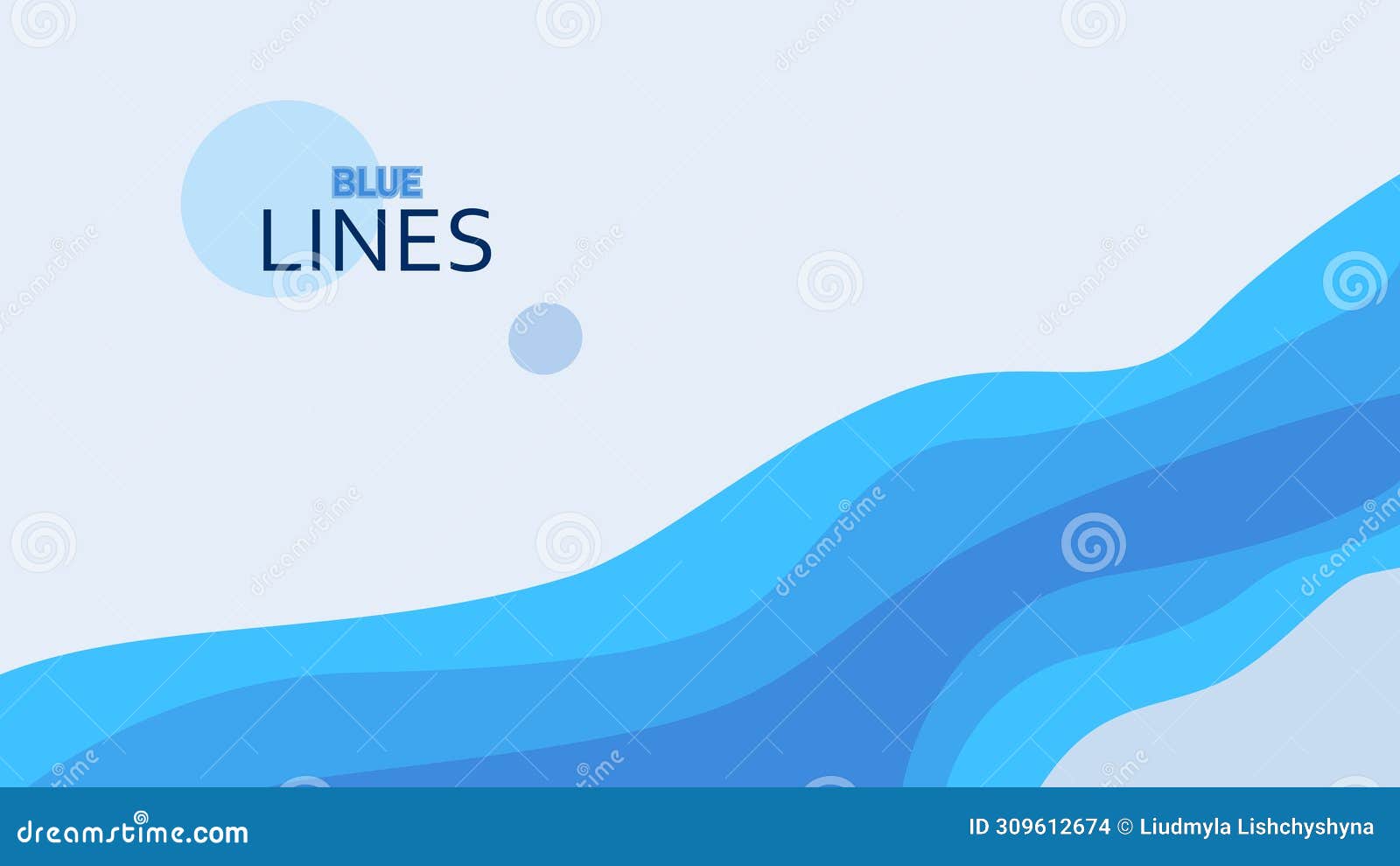 Blue Abstract Wave with Distortion Effect. Optical Illusion. Twisted ...