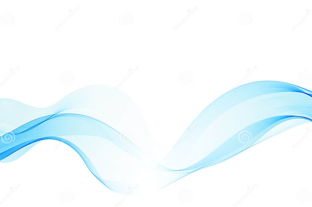 Blue Abstract Wave. Presentation Template. Eps 10 Stock Illustration - Illustration of wave ...