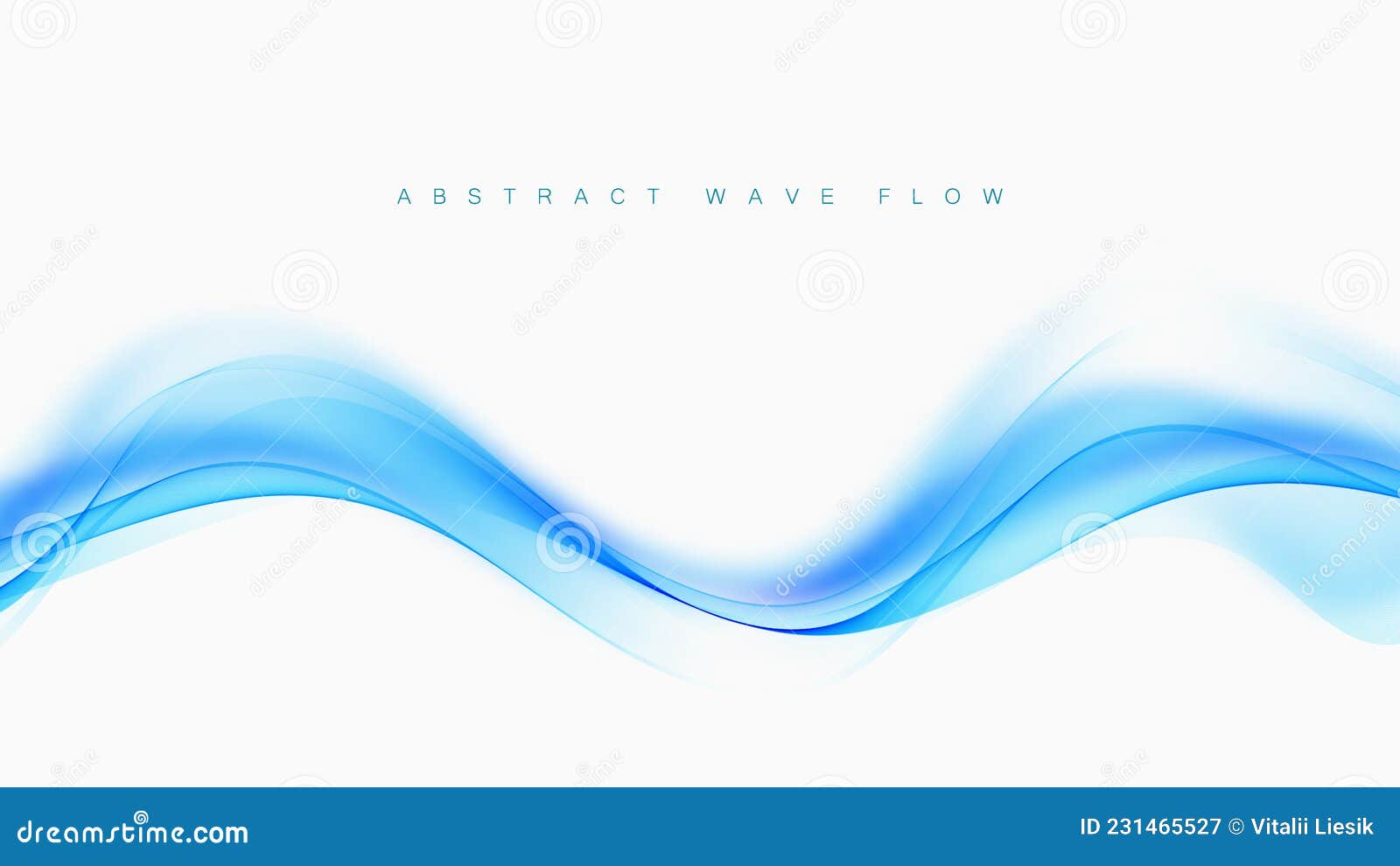 Blue Abstract Wave. Abstract Vector Background Wave Stock Vector ...